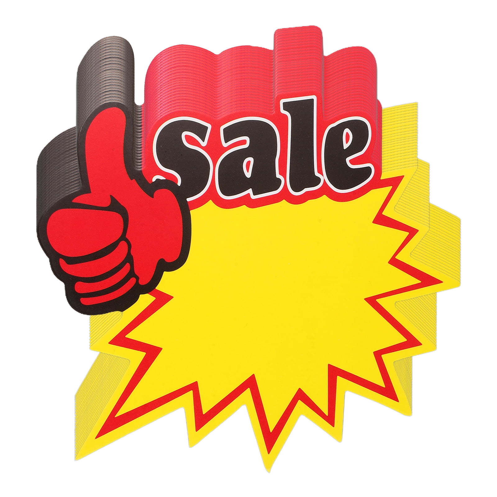 FRCOLOR 100Pcs Burst Sign Cards Sale Sign Tags Sale Paper Signs Price ...