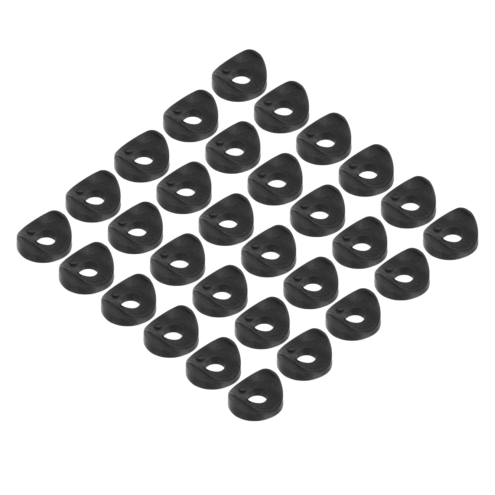 FRCOLOR 100pcs Black Rubber Washers For Toilet Bolt Leakage Prevention ...