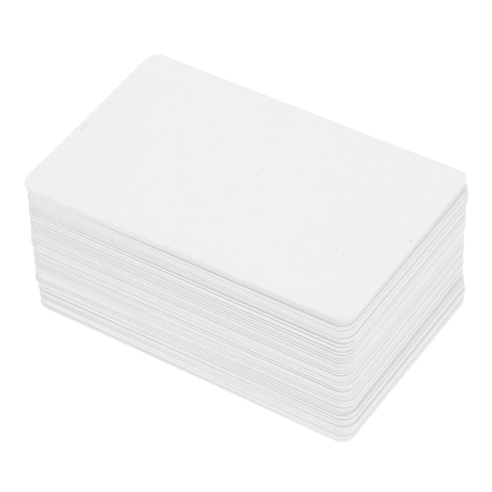 FRCOLOR 100pcs Printable Pvc Cards Double-Sided Blank Card Blank ...