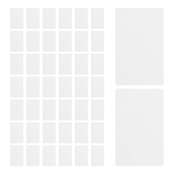 FRCOLOR 100pcs Blank Pvc Cards For Printing Double Side Printable Cards ...