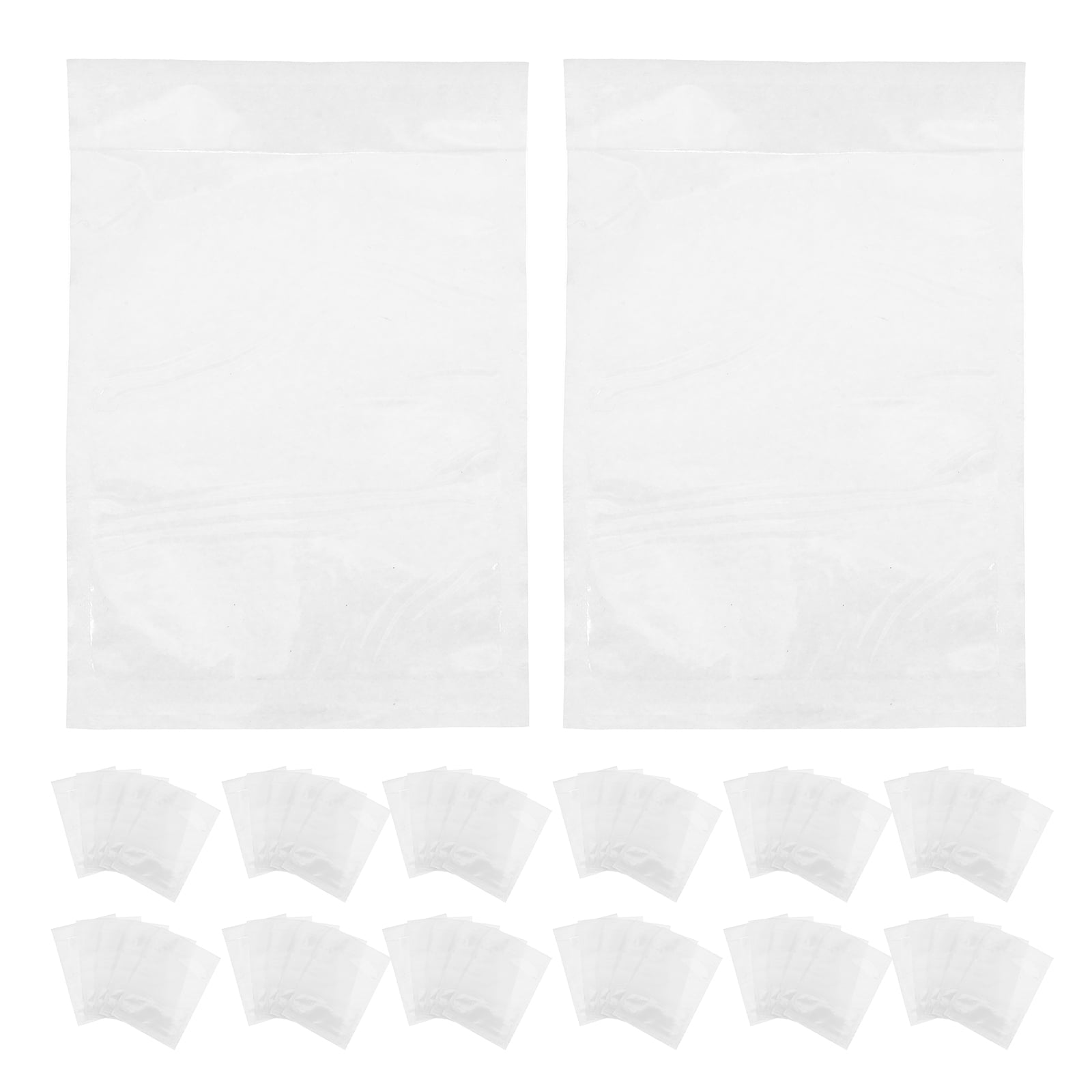 FRCOLOR 100pcs Clear Adhesive Packing List Envelopes Transparent ...
