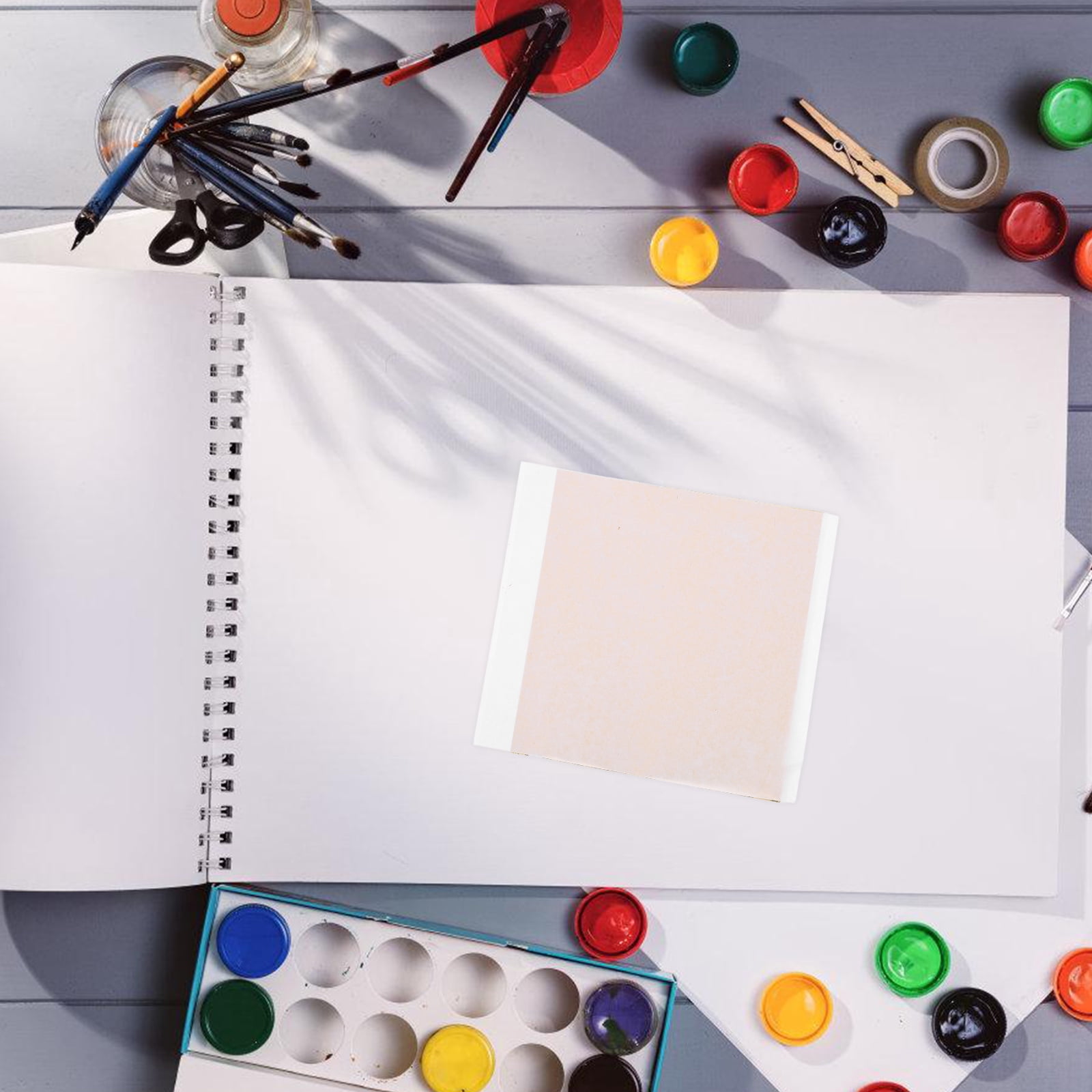 FRCOLOR 100pcs Gold Foil Paper Imitation Metallic Gold Paper Wrapping ...