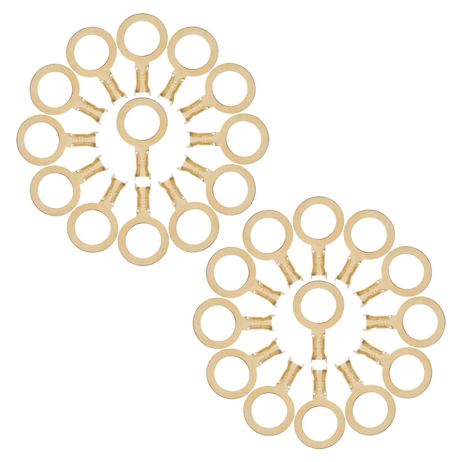 FRCOLOR 100pcs Heavy Duty Copper Wire Lugs Kit for Electrical Cables ...