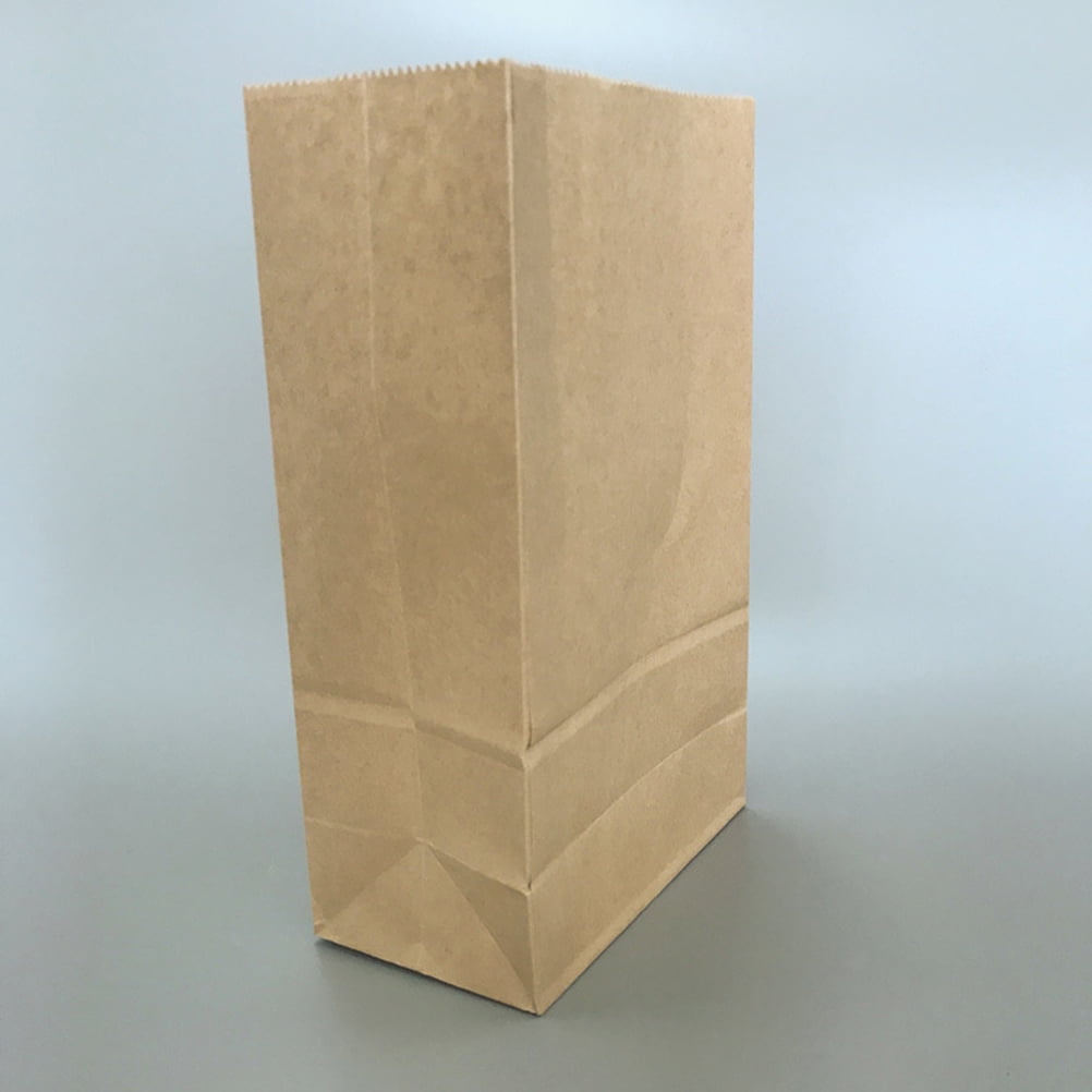 FRCOLOR 100pcs Kraft Paper Bag Food Grade Open Heavy Candy Food ...
