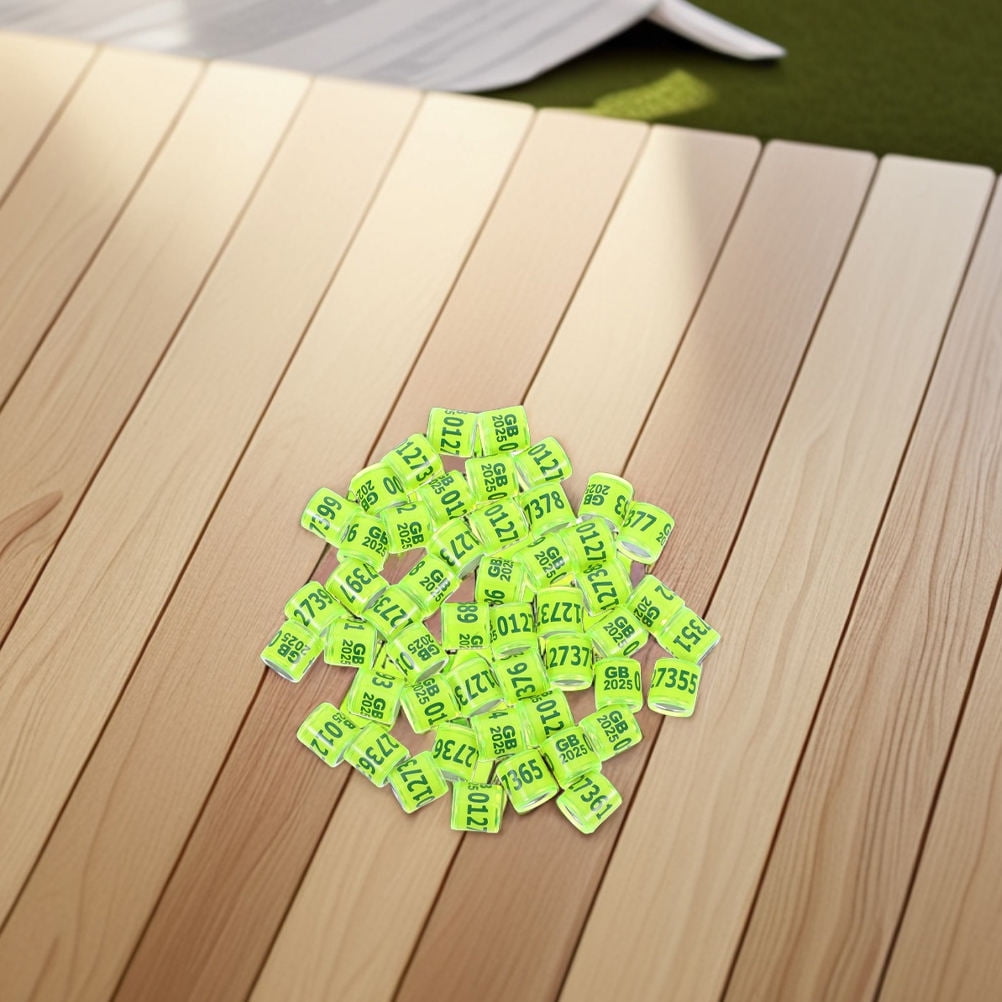 FRCOLOR 100pcs Pigeon Leg Bands Numbered Pigeon Leg Rings Pigeon ...