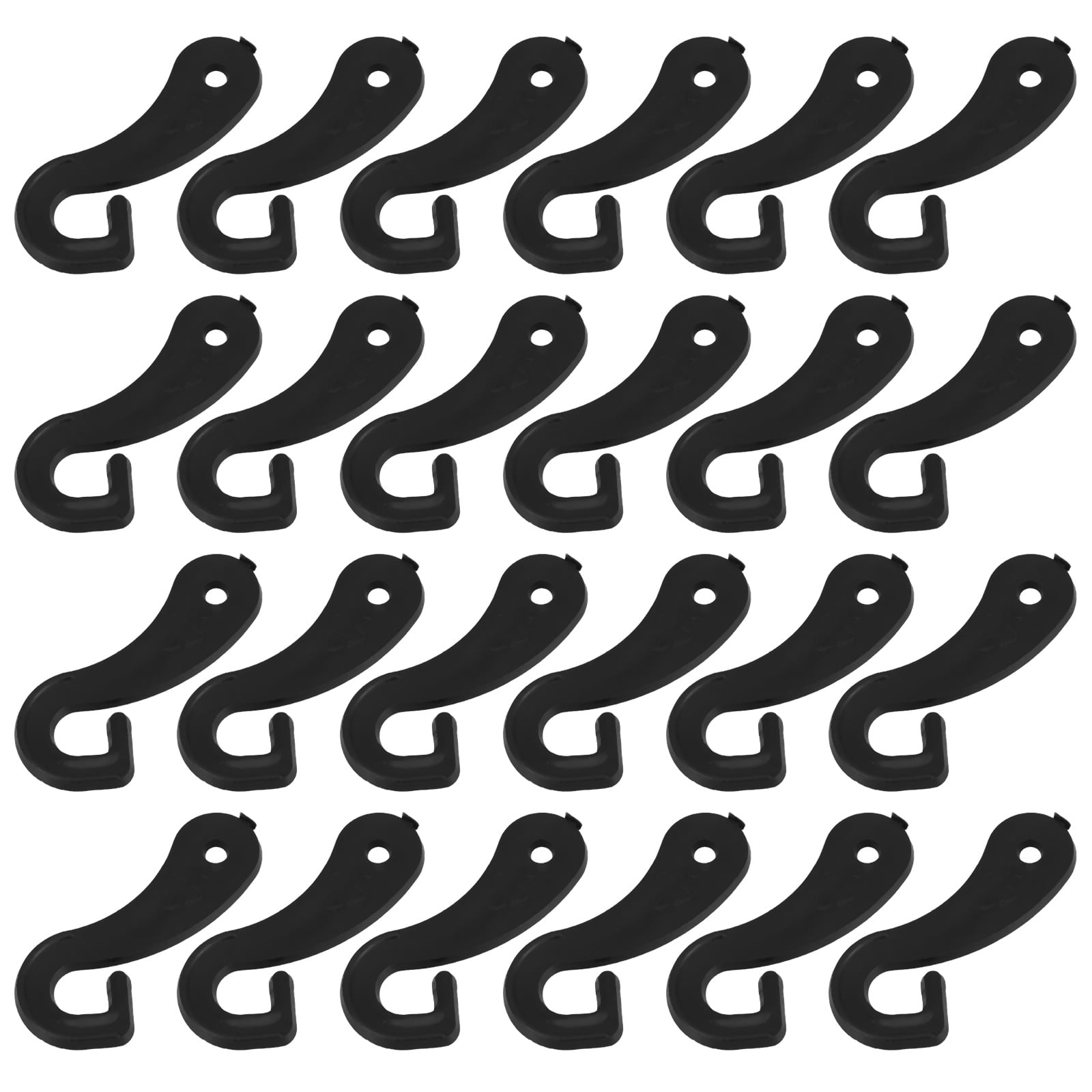 FRCOLOR 100pcs Plastic Hooks For Retail Display Heavy-Duty Hanging ...