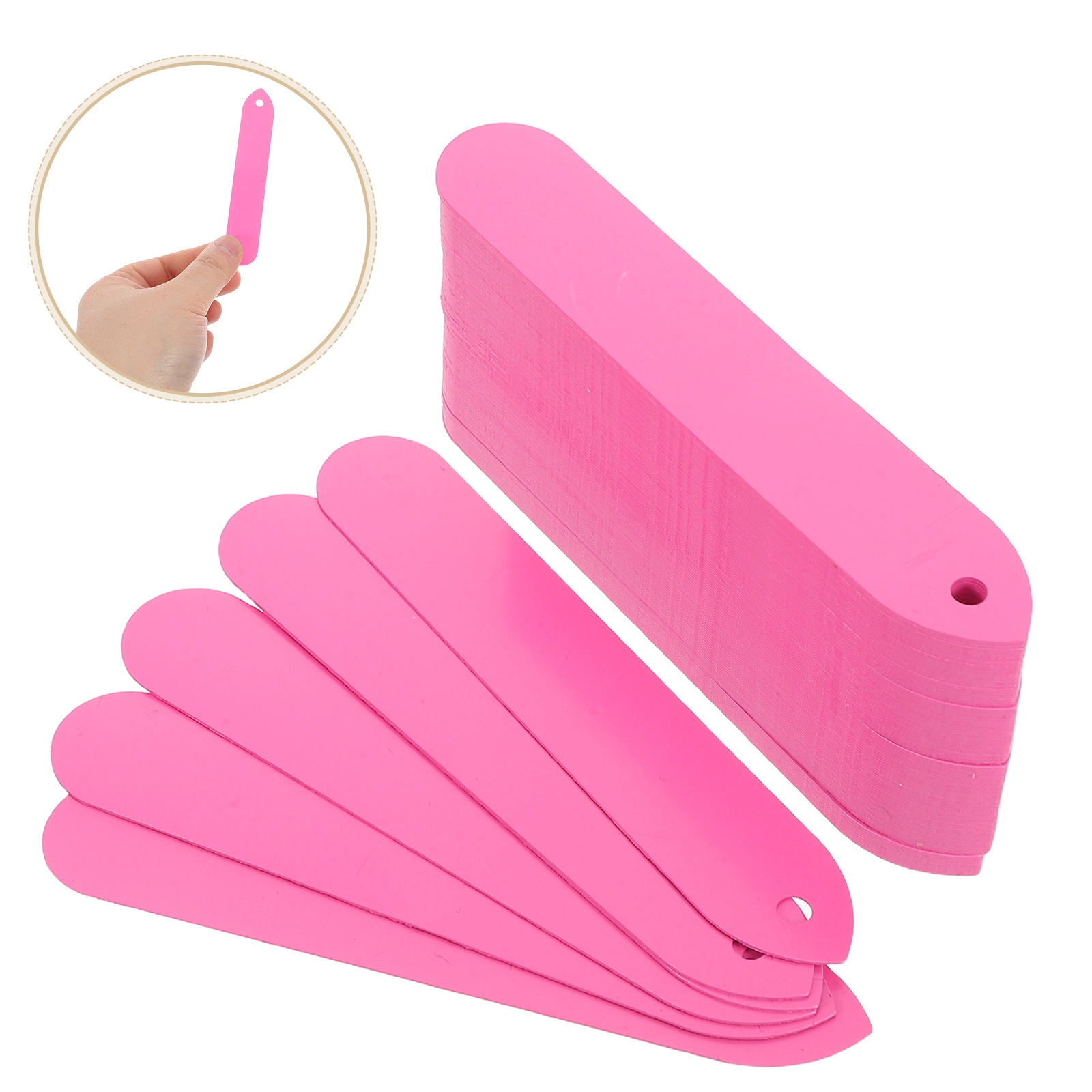 FRCOLOR 100pcs Plastic Plant Tags Labels Garden Markers Tags For Plants ...