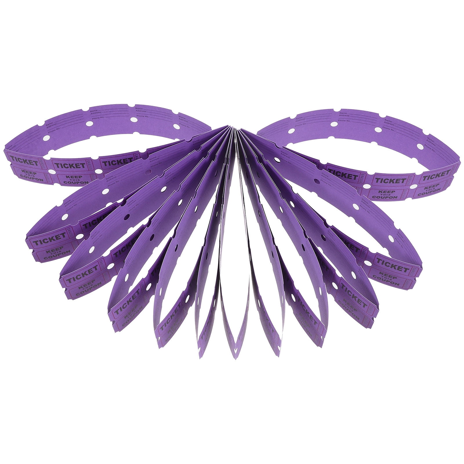 FRCOLOR 100pcs Raffle Tickets Mall Tickets Activity Center Tickets ...