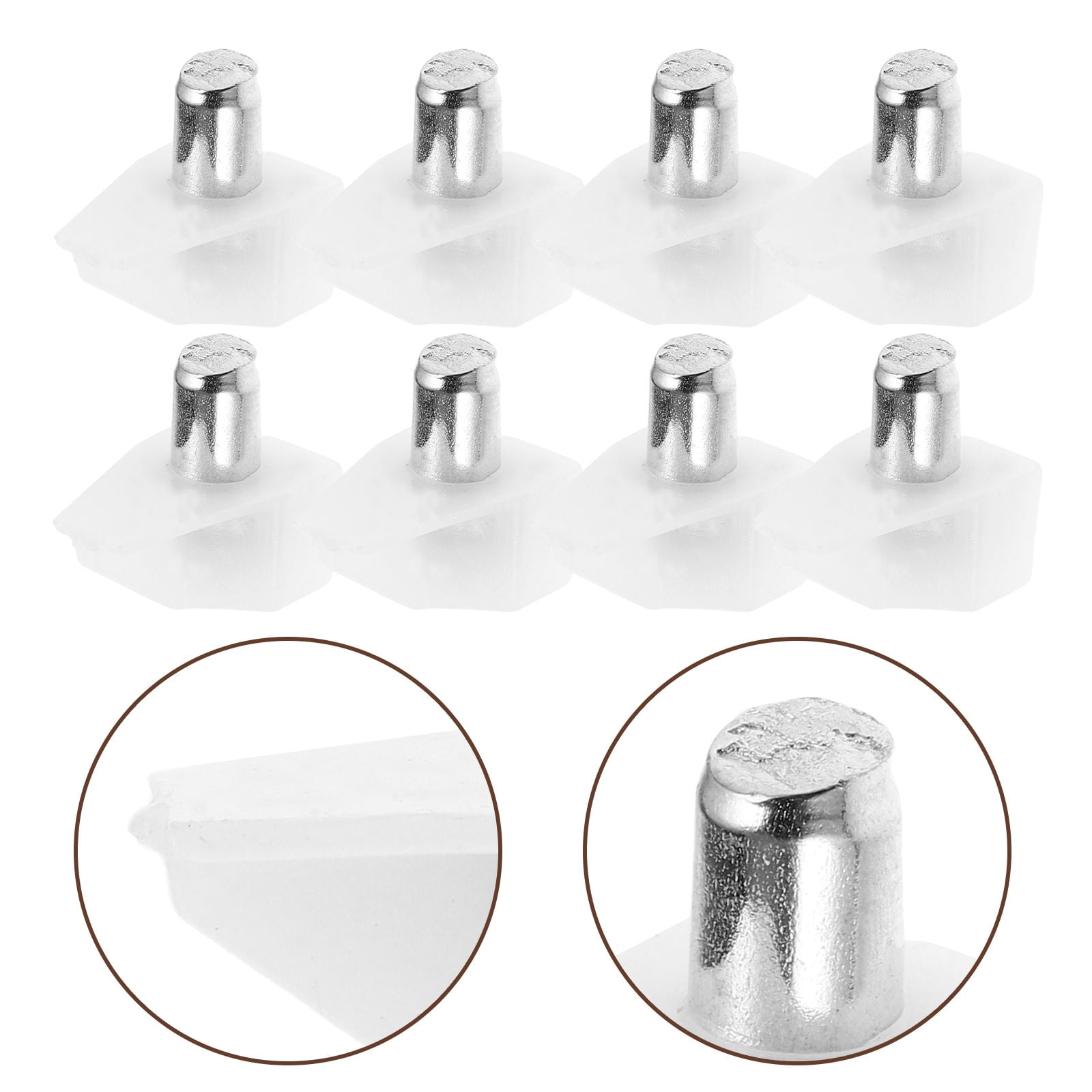 FRCOLOR 100pcs Shelf Holders Pin Pegs Shelf Support Pegs Glass Panel ...