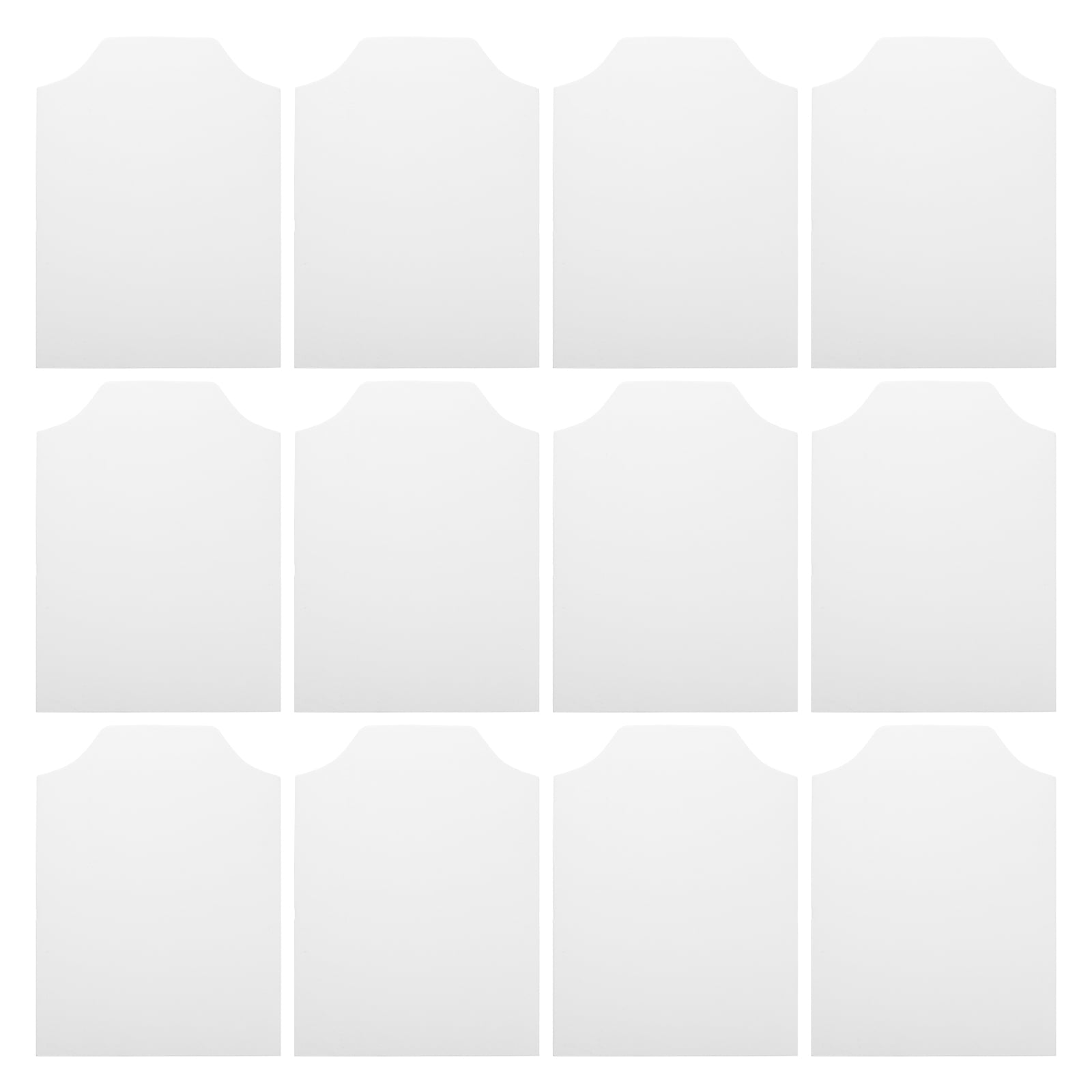 FRCOLOR 100pcs Shirt Cardboard Shirt Form Cardboard White Cardboard ...