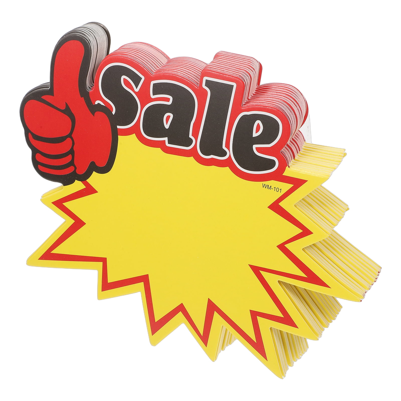 FRCOLOR 100pcs Star Shaped Signs For Prices Stickers Garage Retail Sale ...