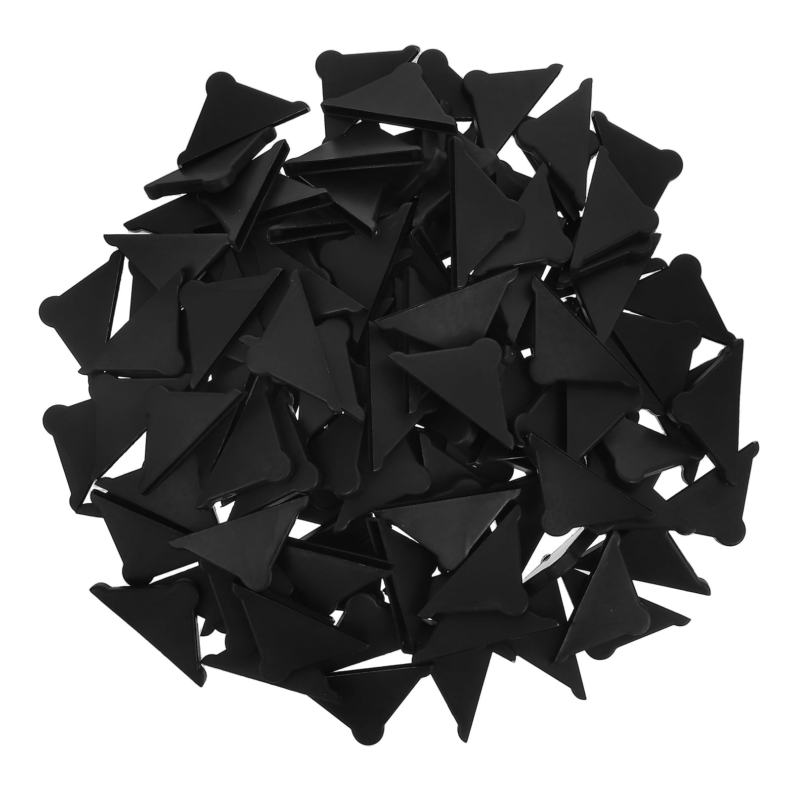 FRCOLOR 100pcs Triangle Plastic Corner Protector Guards Glass Edge ...
