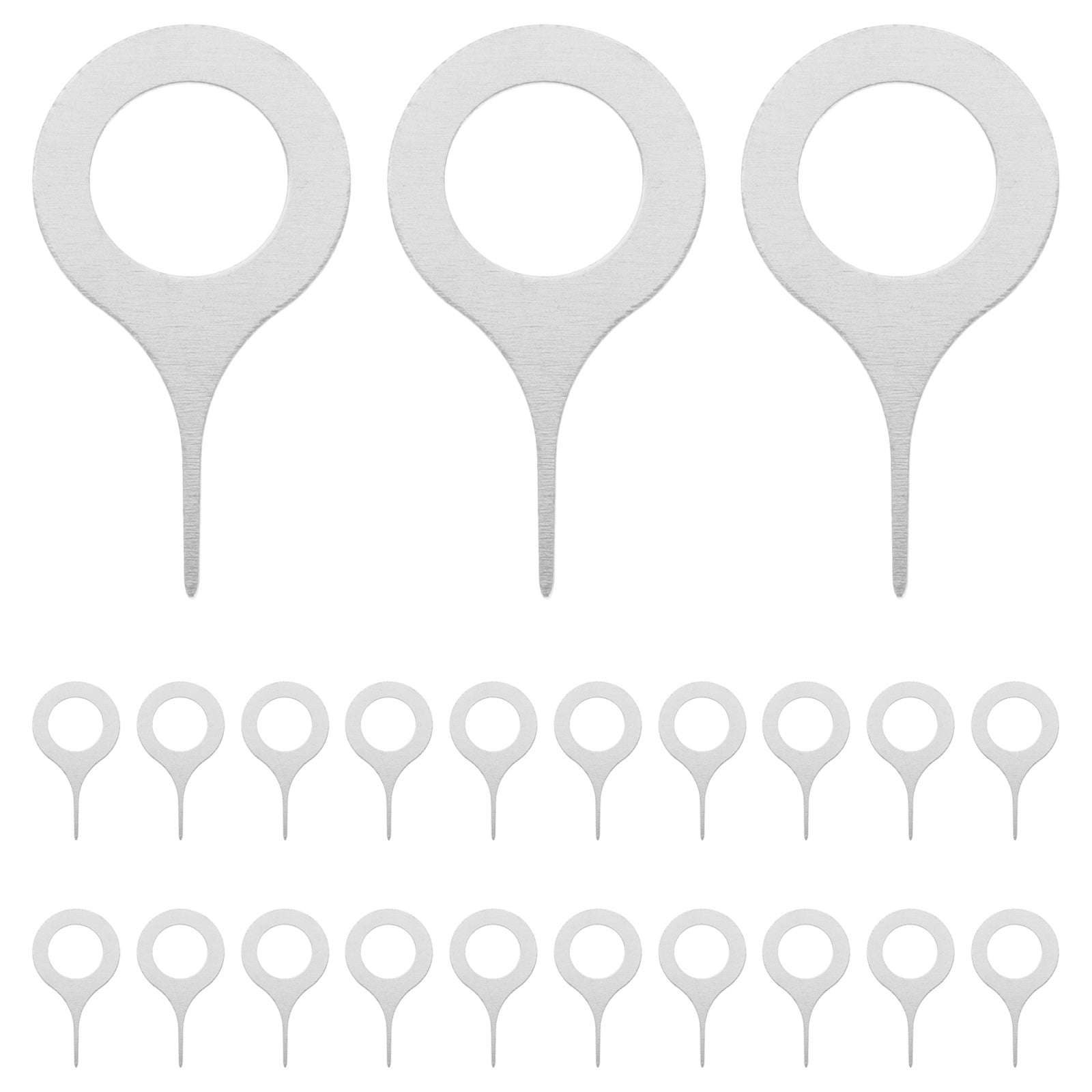 FRCOLOR 100pcs Universal Stainless Steel SIM Card Removal Tools SIM ...