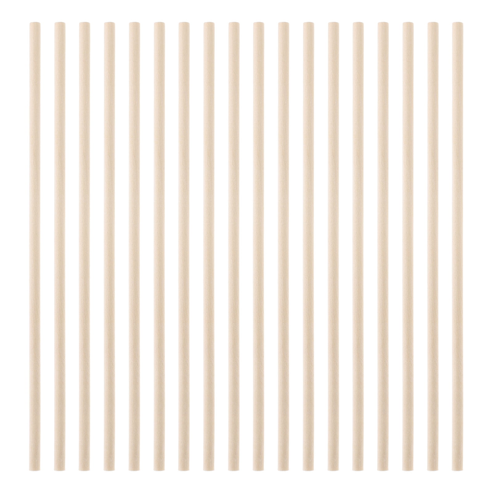 FRCOLOR 100pcs Wood Sticks Craft Supply Craft Making Wooden Rods Wood ...