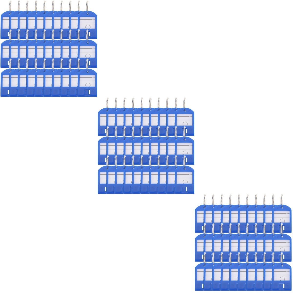 FRCOLOR 105 Pcs Plastic Number Tags Key Tags ID Tags Clear Label with ...