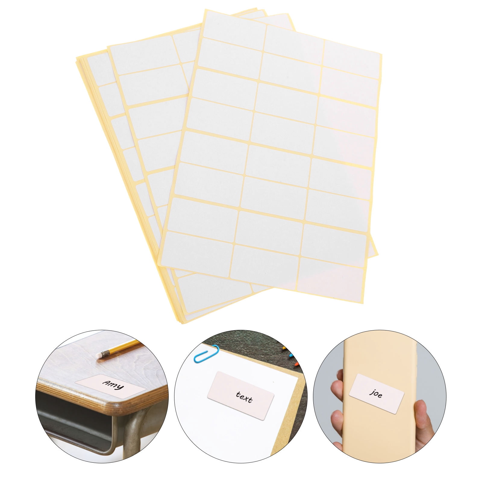 FRCOLOR 1080pcs Writable Label Sticker Sticky Classification Labels ...