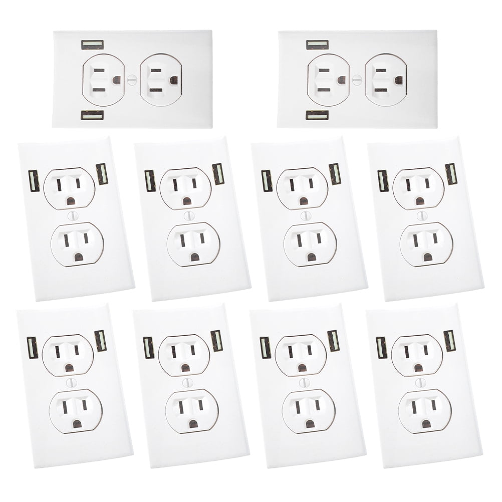FRCOLOR 10PCS Fake Electrical Outlet Stickers Prank Items Realistic ...