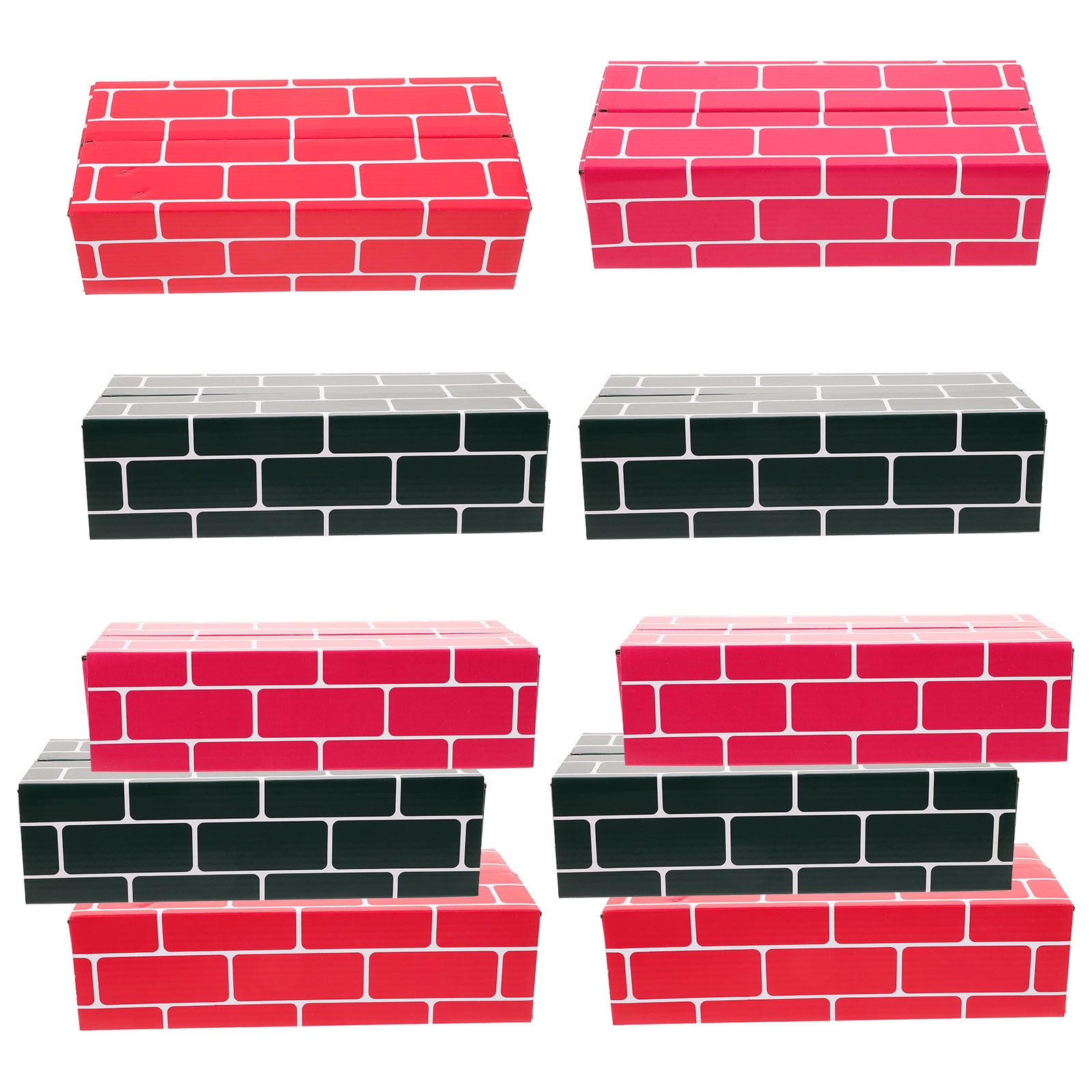 FRCOLOR 10Pcs Kids Blocks Building Paper Brick Toy Creativity ...