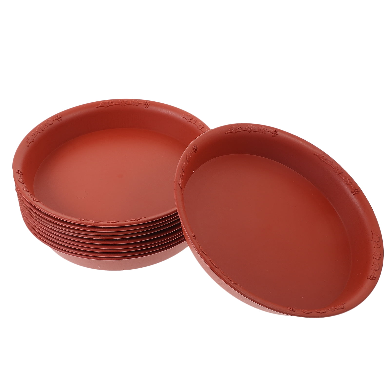 FRCOLOR 10Pcs Plant Saucer Plant Pot Tray Round Plant Drip Tray Bonsai ...