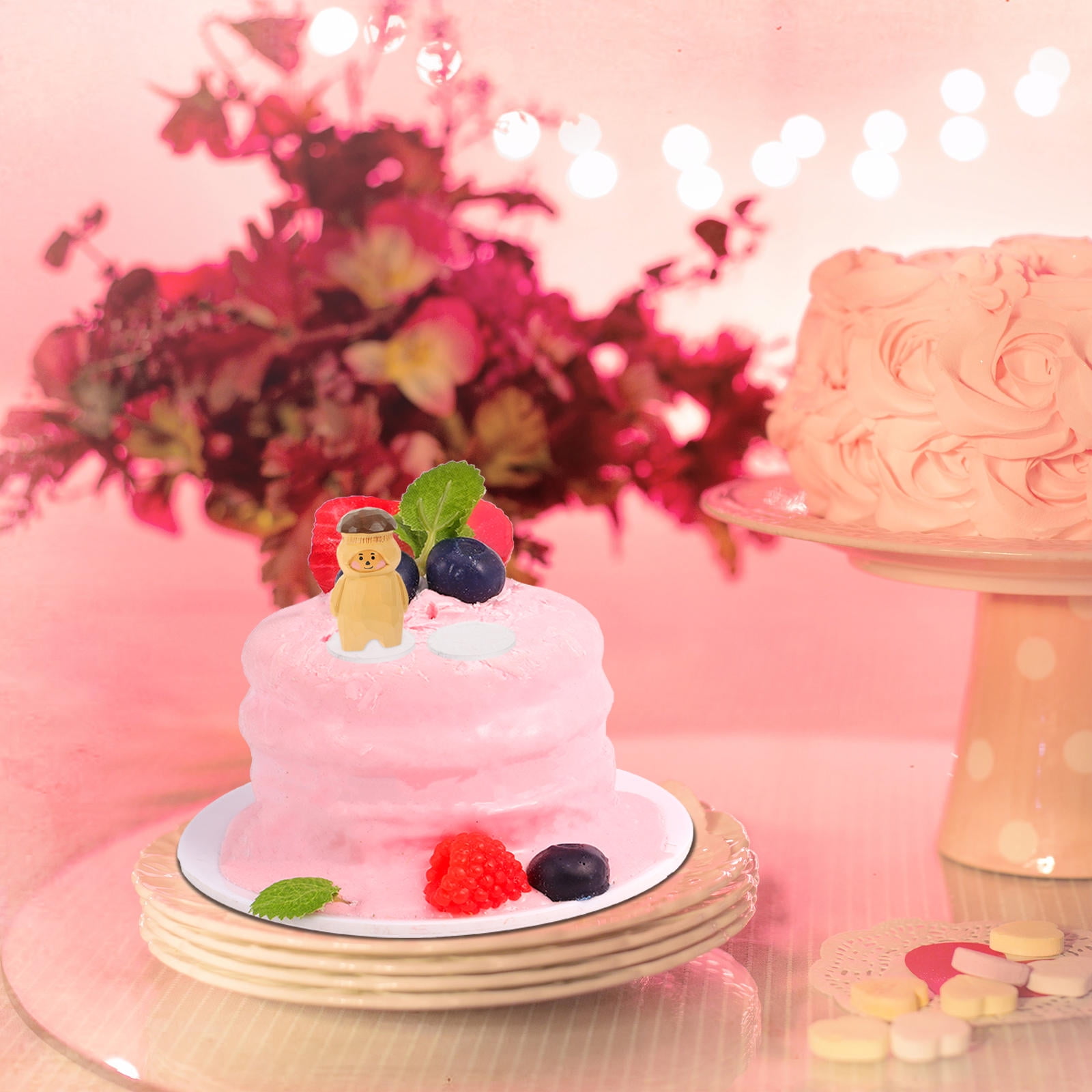 FRCOLOR 10pcs Acrylic Miniature Bases 2.5 cm Round Model Bases Circular ...