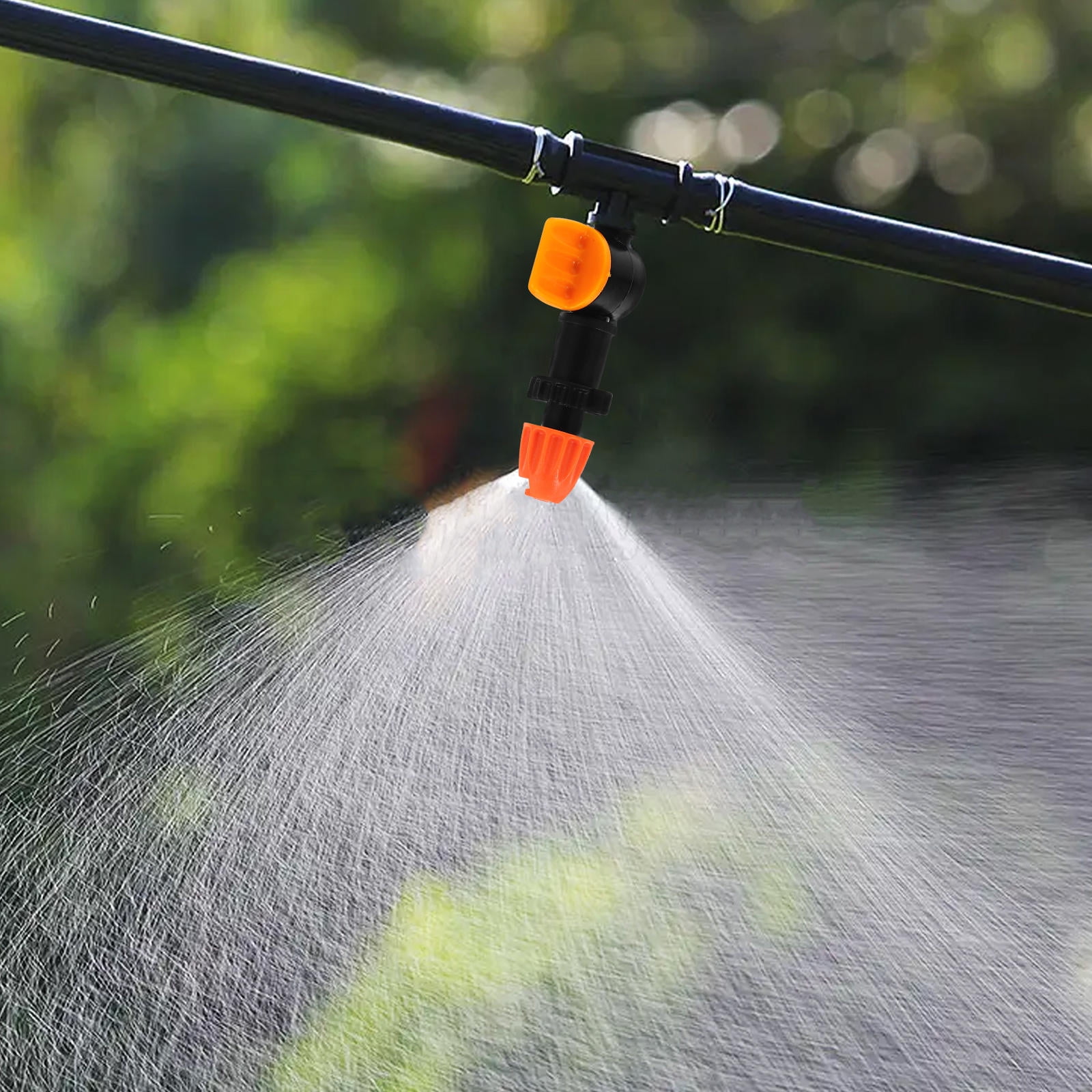 FRCOLOR 10pcs Adjustable Drip Irrigation Fittings Spray Emitters 180 ...