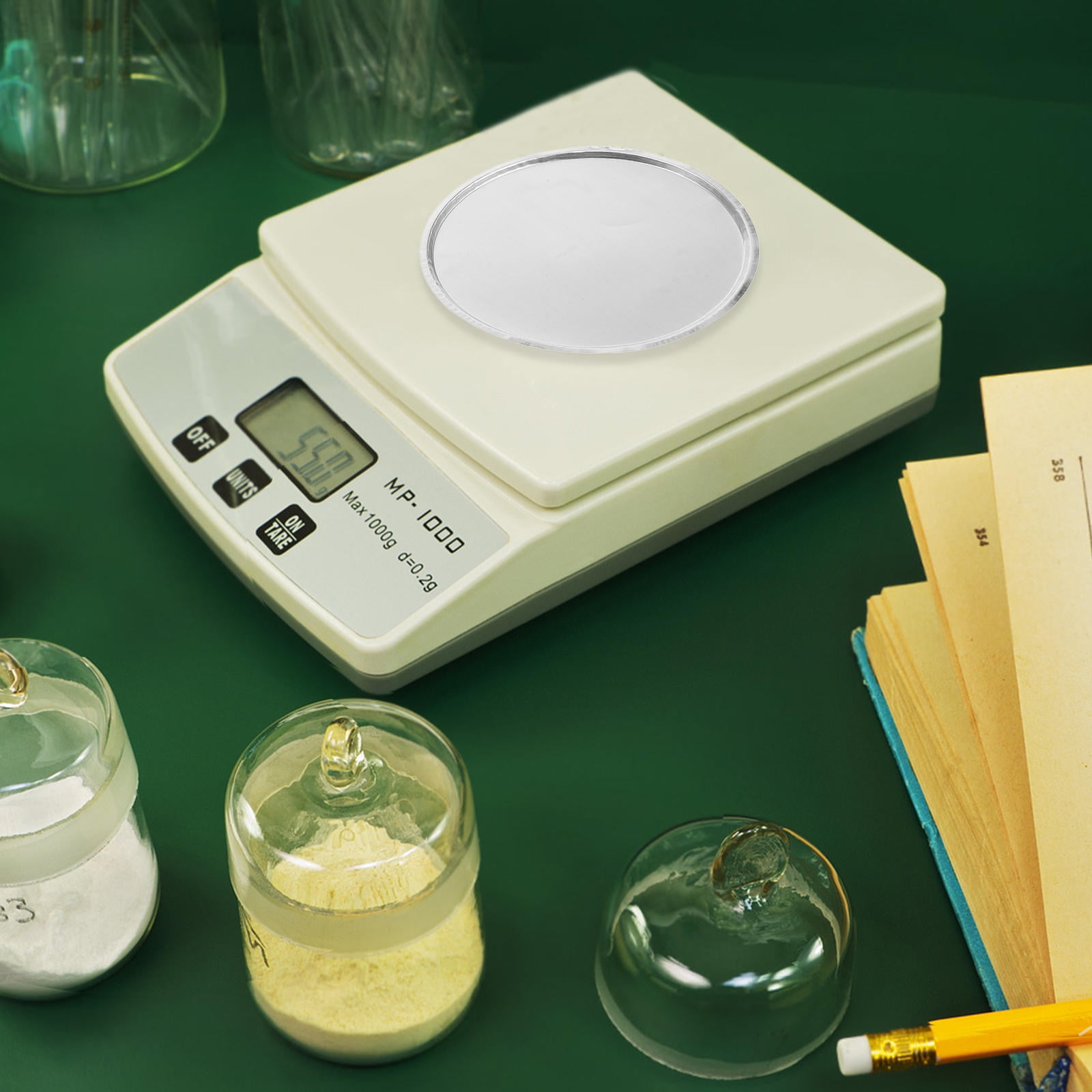 FRCOLOR 10pcs Aluminum Weighing Trays Laboratory Weighing Boats 50ml ...