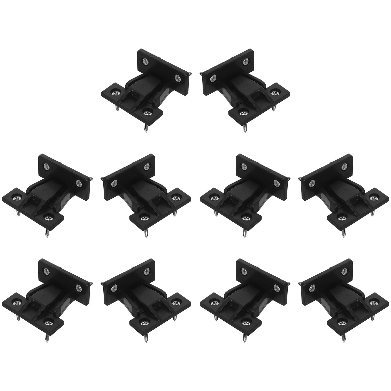 FRCOLOR 10pcs Black Furniture Suspension Fitting Panel Joints Bracket ...