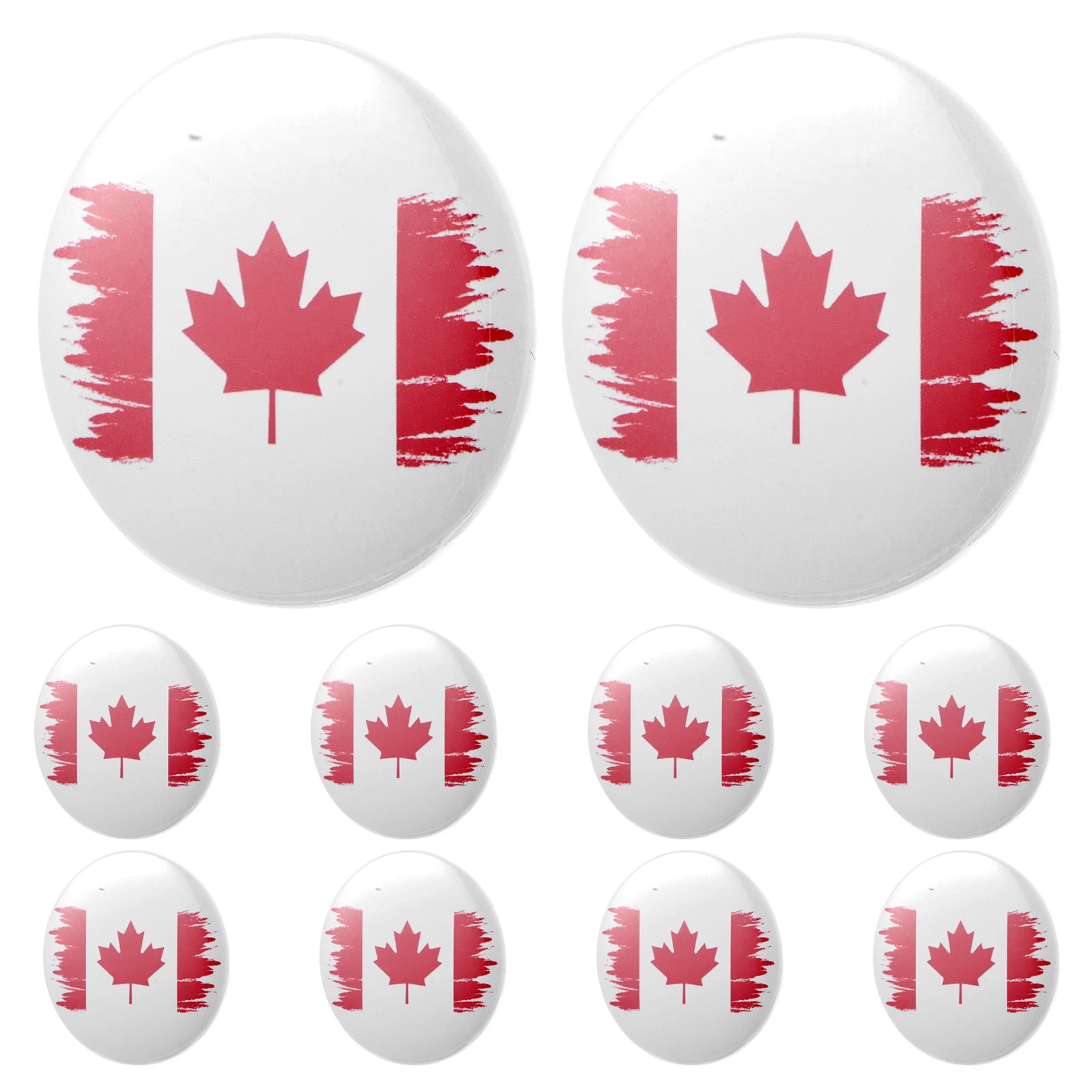 FRCOLOR 10pcs Canada Flag Lapel Pin Canada Day Maple Leaf Canadian ...