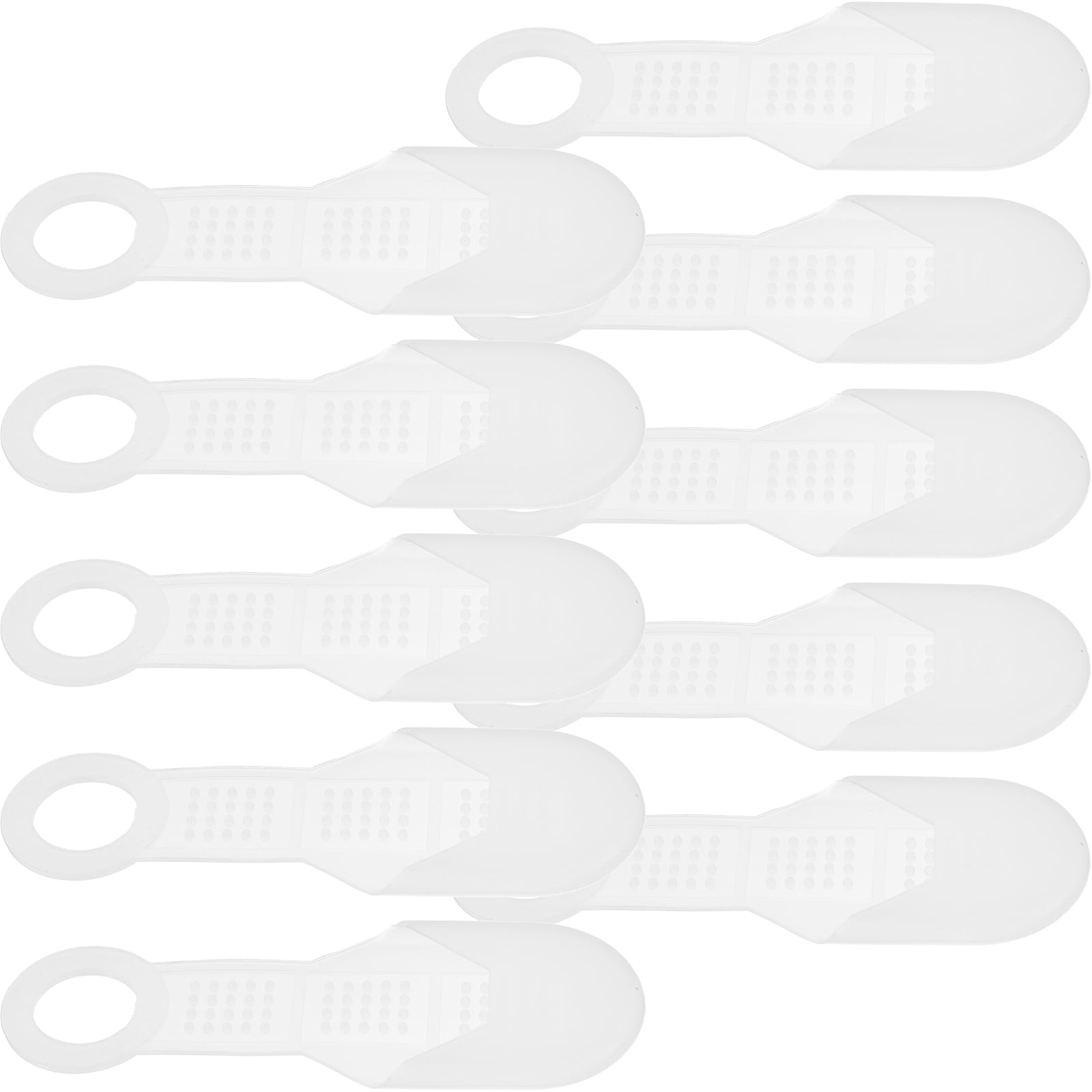 FRCOLOR 10pcs Clear Silicone Anti-Slip Strips For Hangers Non-Slip ...