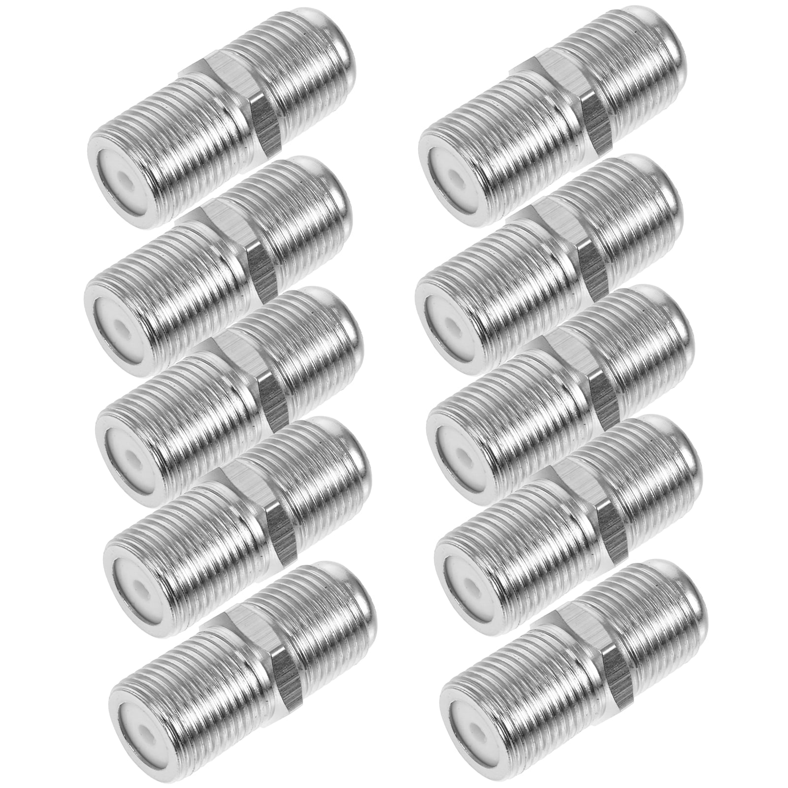 FRCOLOR 10pcs Coaxial Cable Connectors F-type Female to Female Coax ...