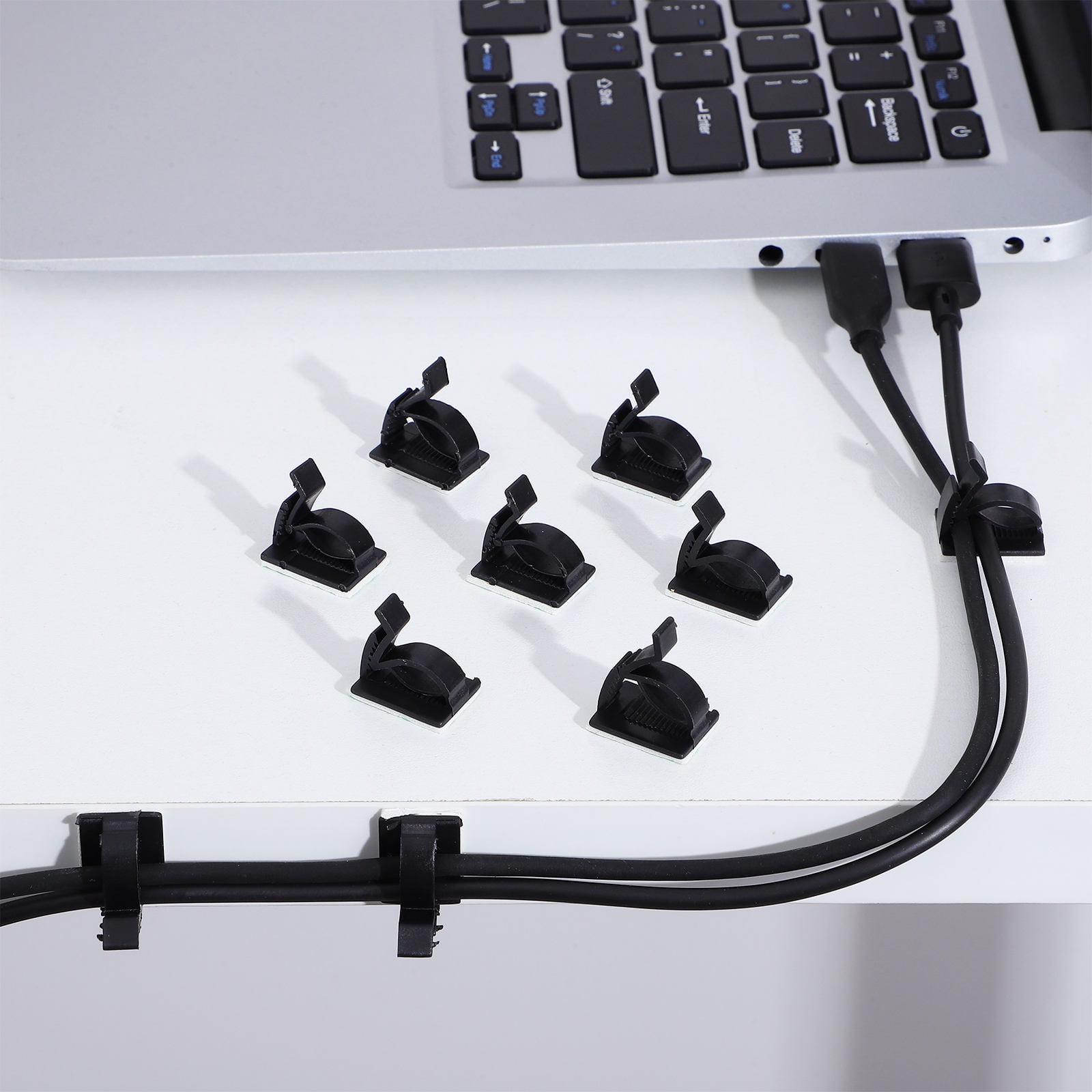 FRCOLOR 10pcs Cord Keeper Selfadhesive Cable Management Clip Kitchen ...