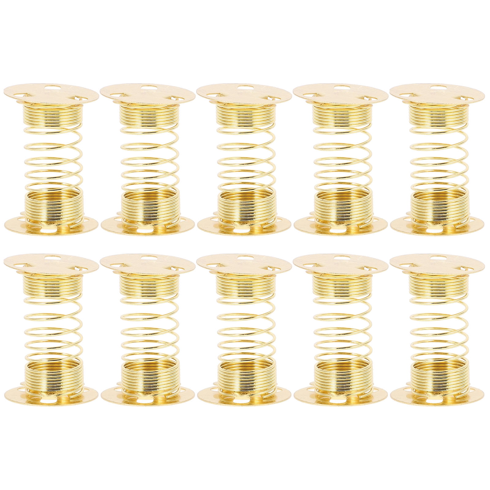 FRCOLOR 10pcs Dashboard Toy Spring Bases Shaking Doll Spring Bases ...