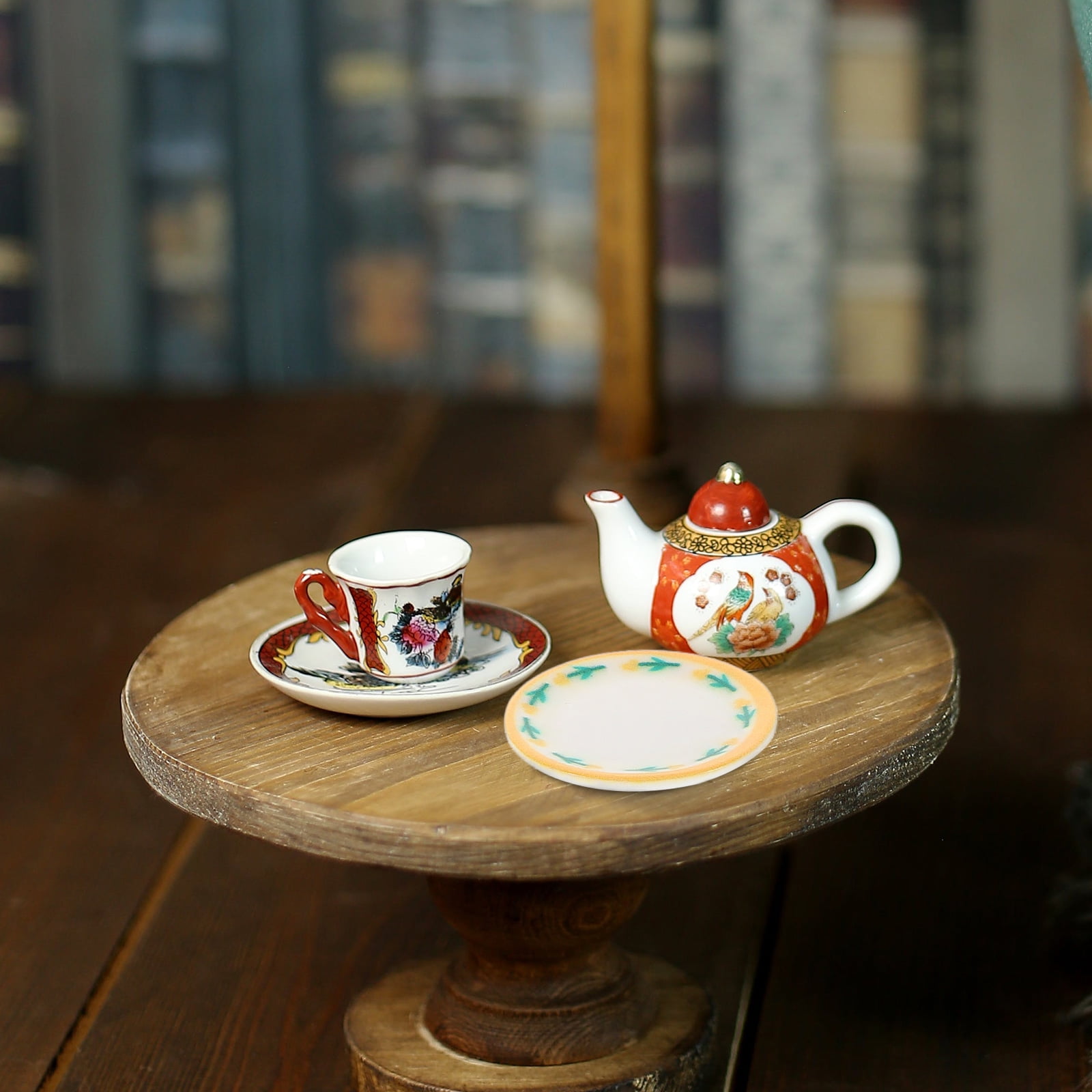 FRCOLOR 10pcs Dollhouse Plates Dollhouse Serving Plates Miniature ...