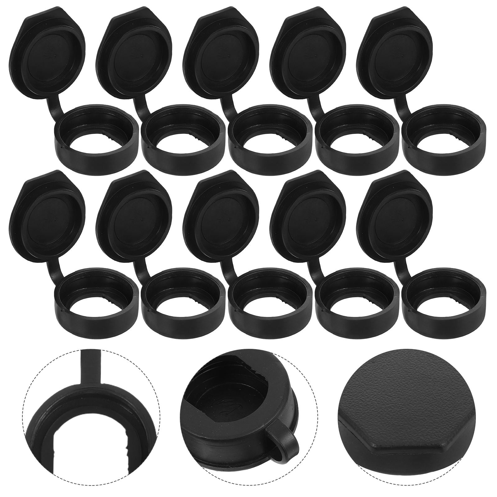 FRCOLOR 10pcs Door Lock Safety Cap Portable Lock Cover Practical Lock ...