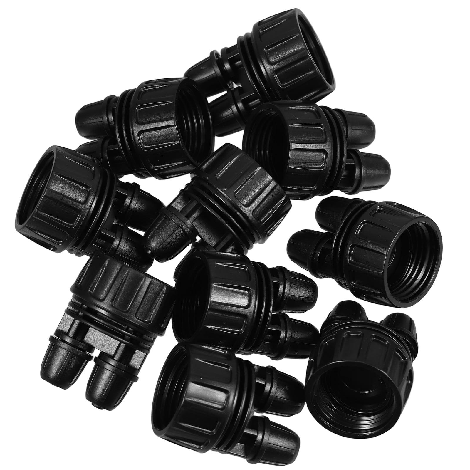 FRCOLOR 10pcs Drip Irrigation Hose Connector 3/4" to Dual 1/4" Hose ...