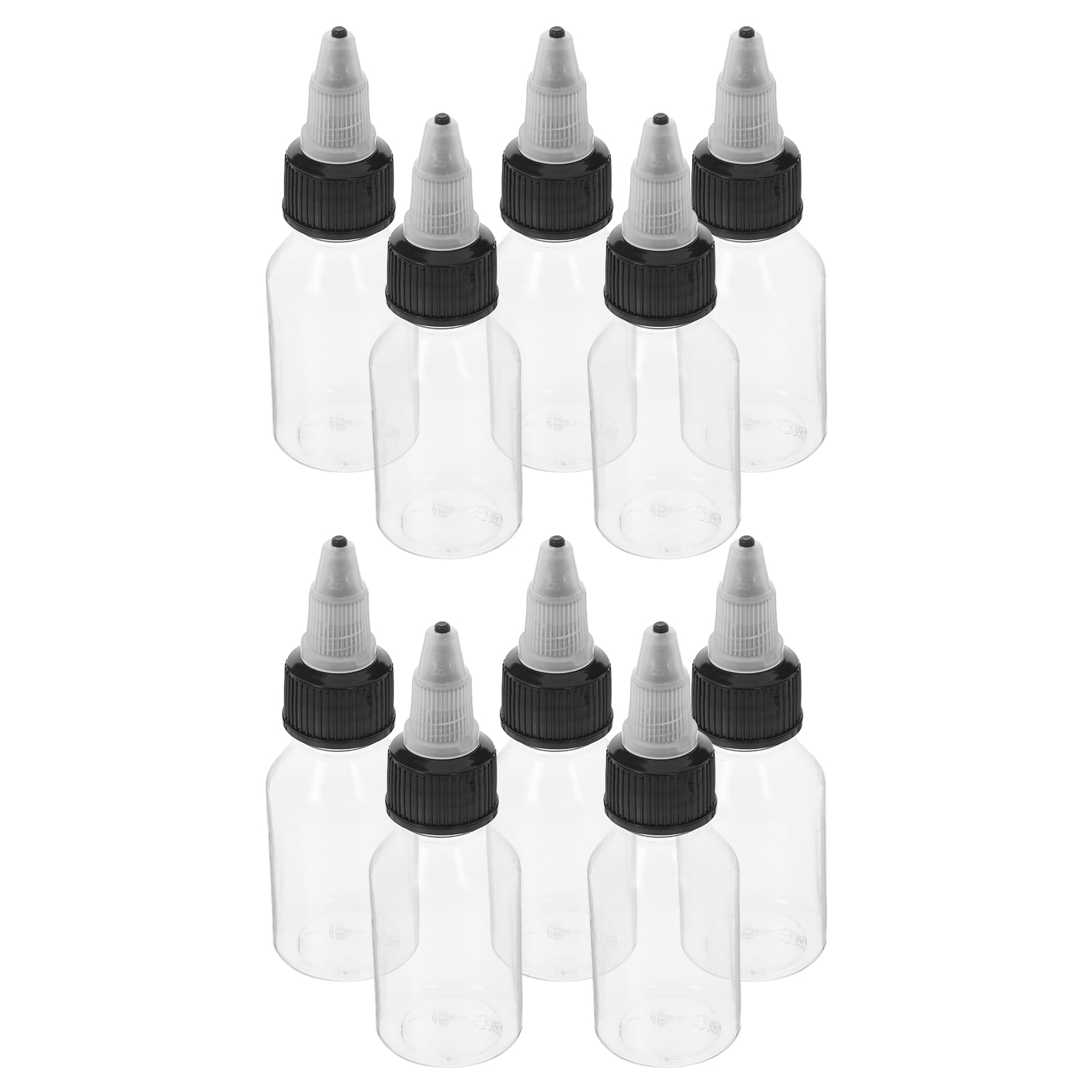 FRCOLOR 10pcs Empty Plastic Perfume Bottles 25ml Small Clear Plastic ...