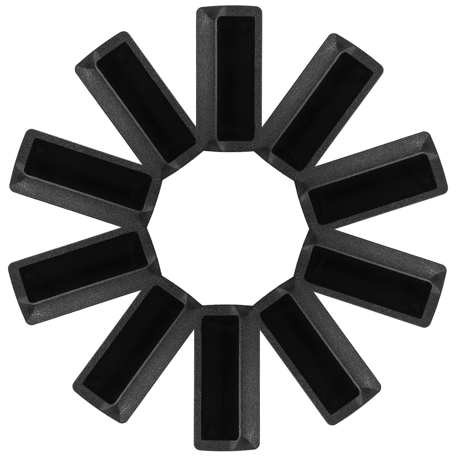 FRCOLOR 10pcs Flush Door Pull Handle For Cabinet Drawer Plastic ...