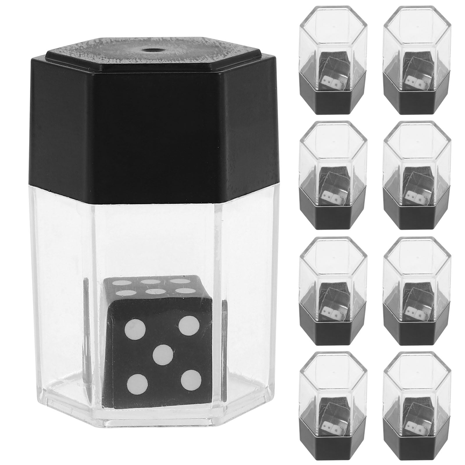 FRCOLOR 10pcs Gimmick Dice Prop For Party Transforming Trick Dice For ...