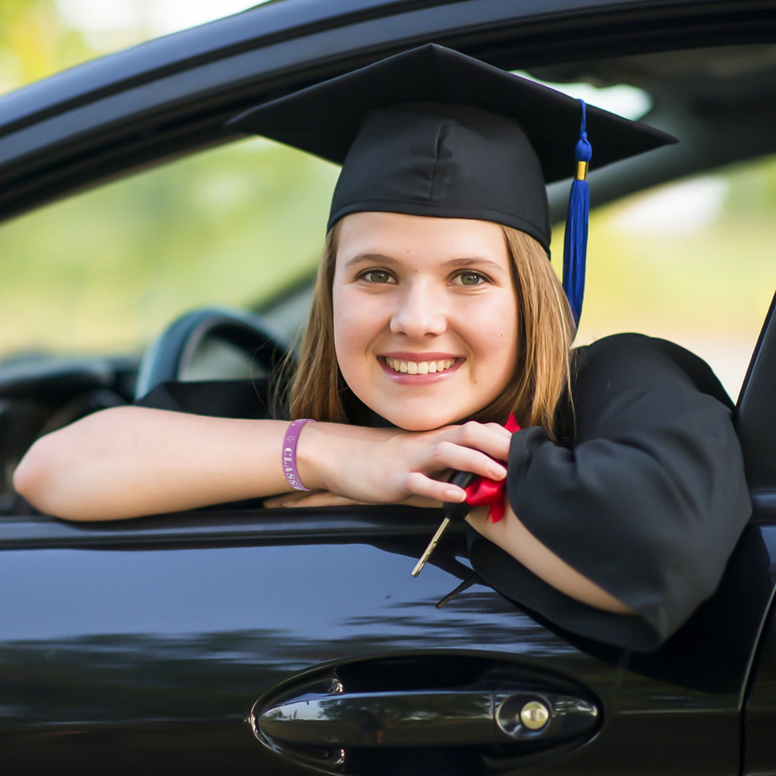 FRCOLOR 10pcs Graduation Party Wrist Bands Silicone Wristbands Class Of ...