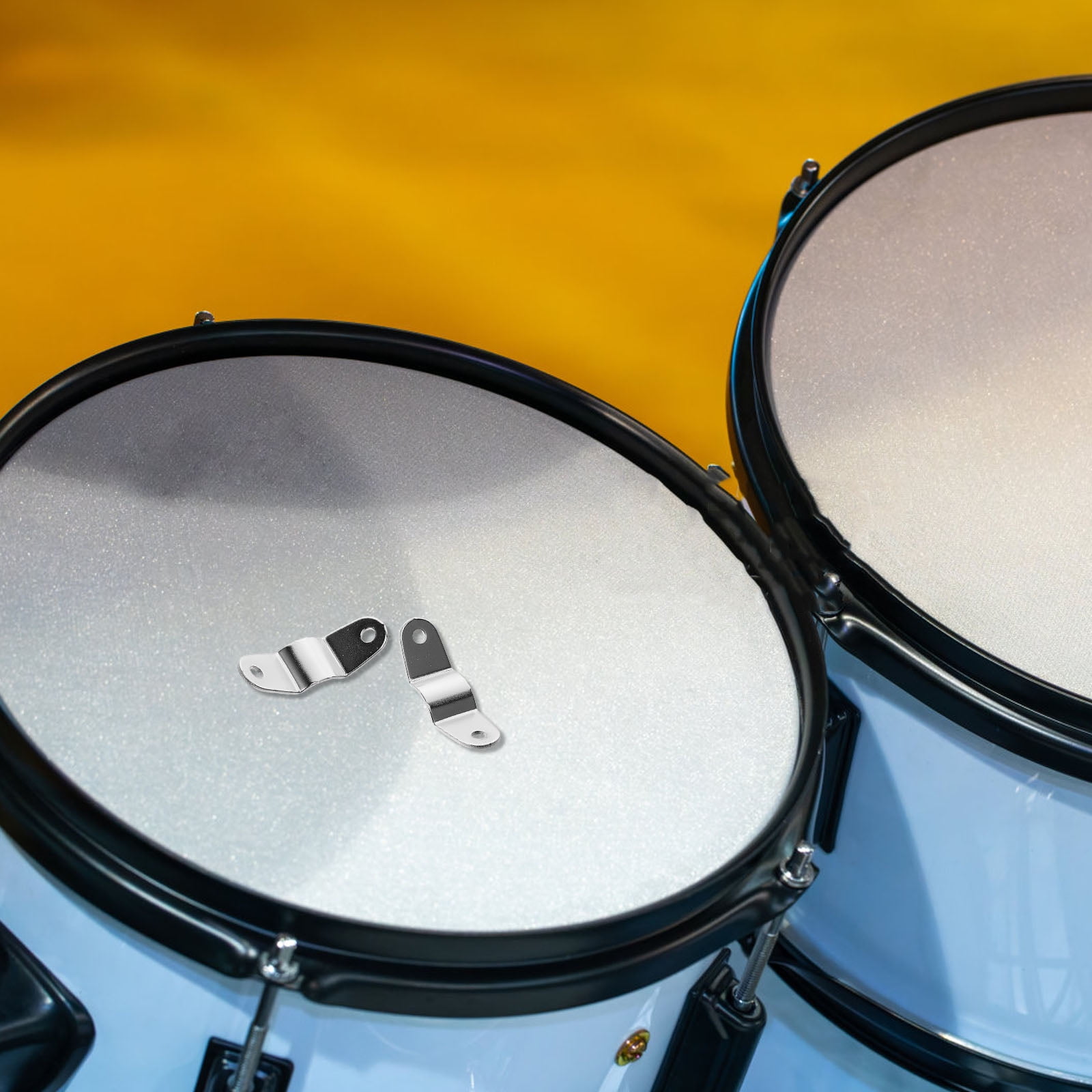 FRCOLOR 10pcs Iron Drum Bracket Connectors Heavy Duty Snare Drum Lug ...