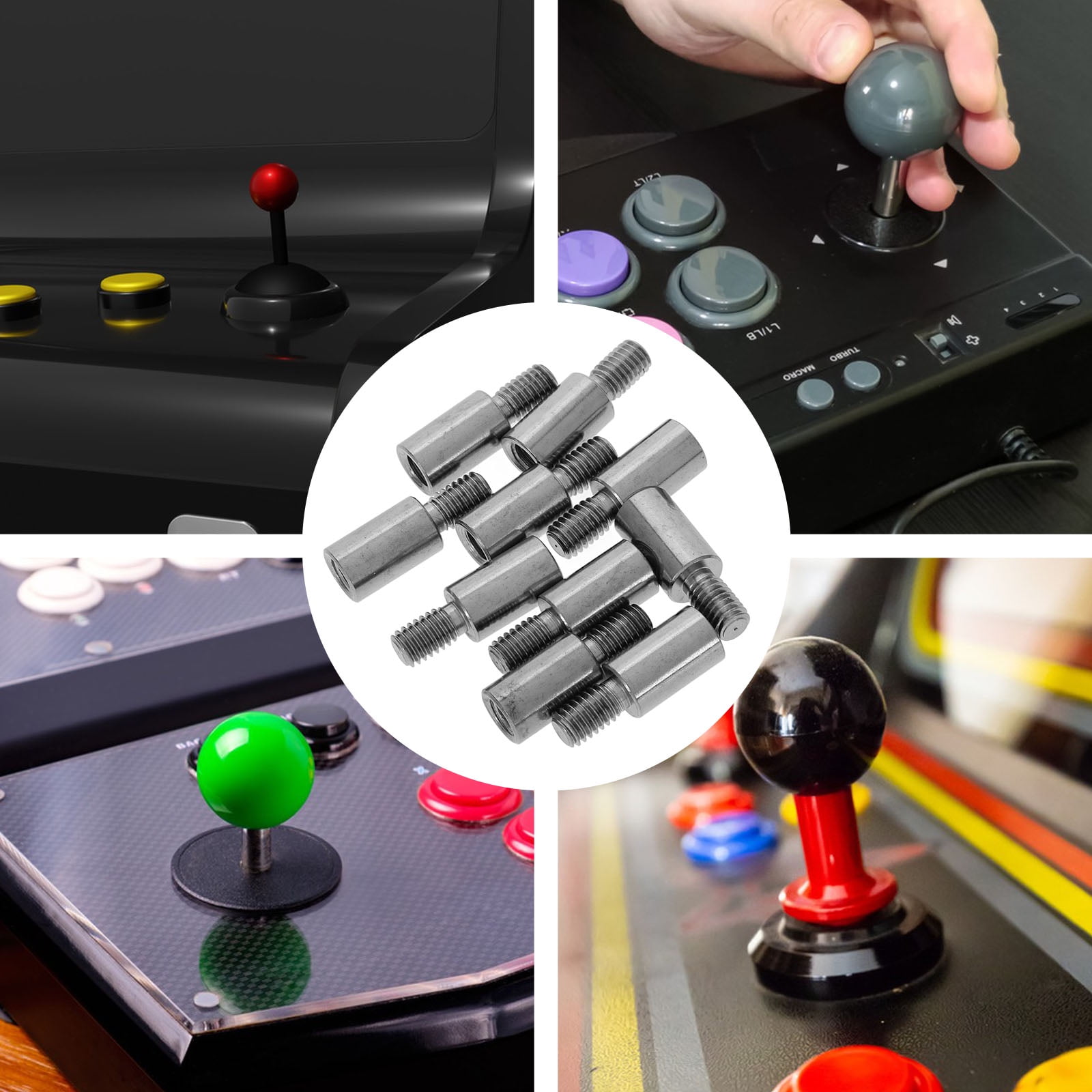 FRCOLOR 10pcs Joystick Handle Extension 1.5cm Joystick Shaft Enhancer ...