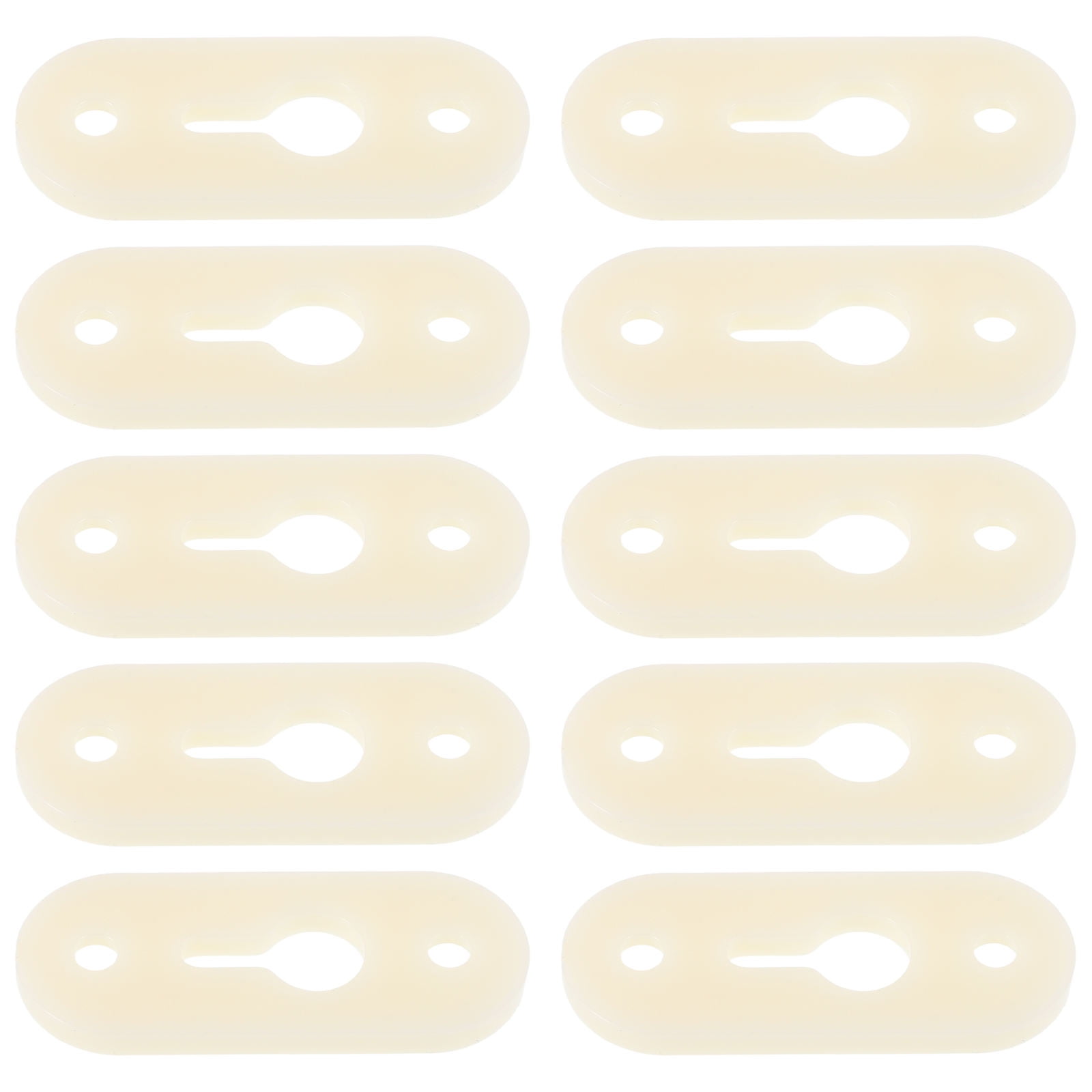 FRCOLOR 10pcs Keyhole Hangers For Hanging Plates Plastic Keyhole Plate ...