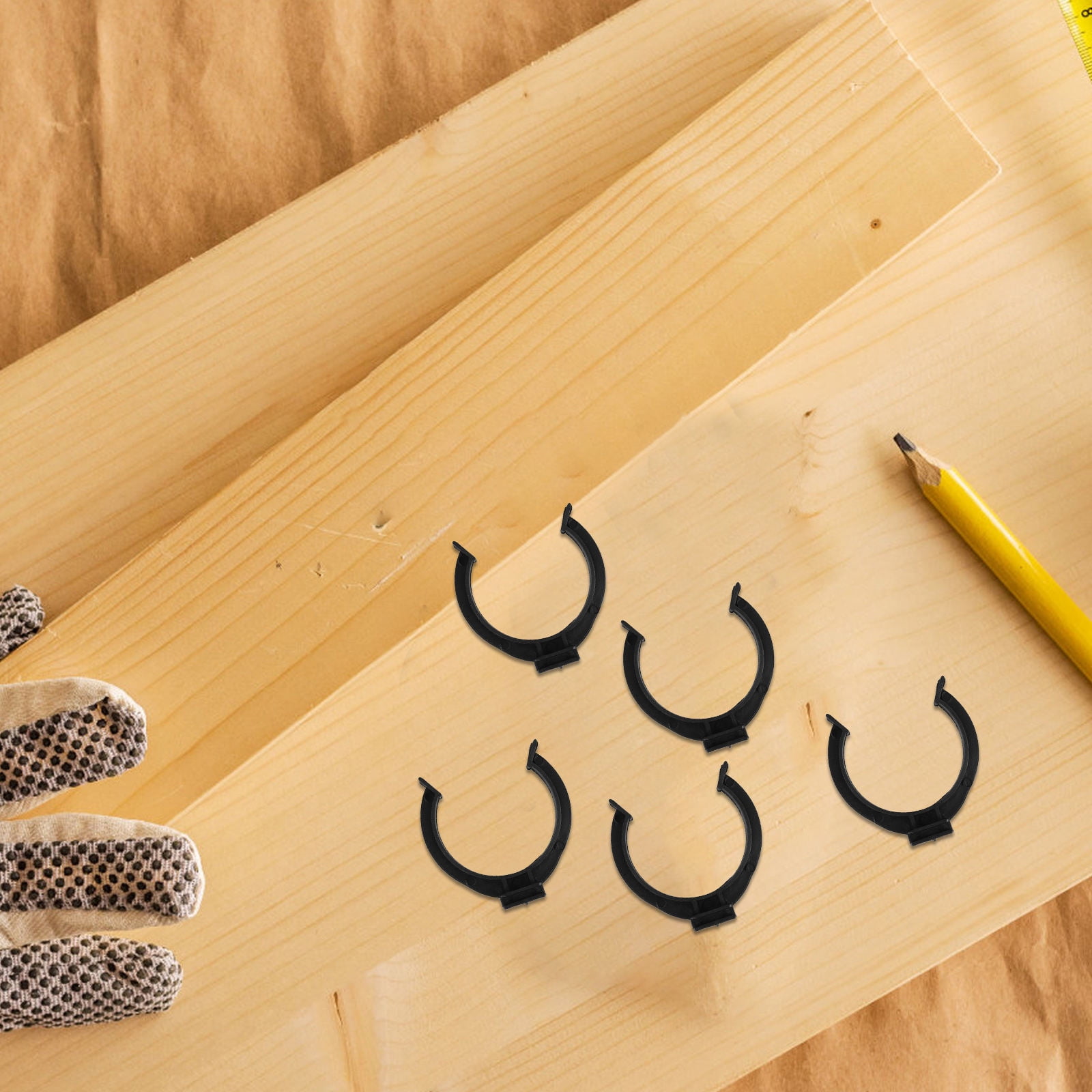 FRCOLOR 10pcs Kitchen Cabinet Feet Clips Plastic Leveling Clips Toe ...