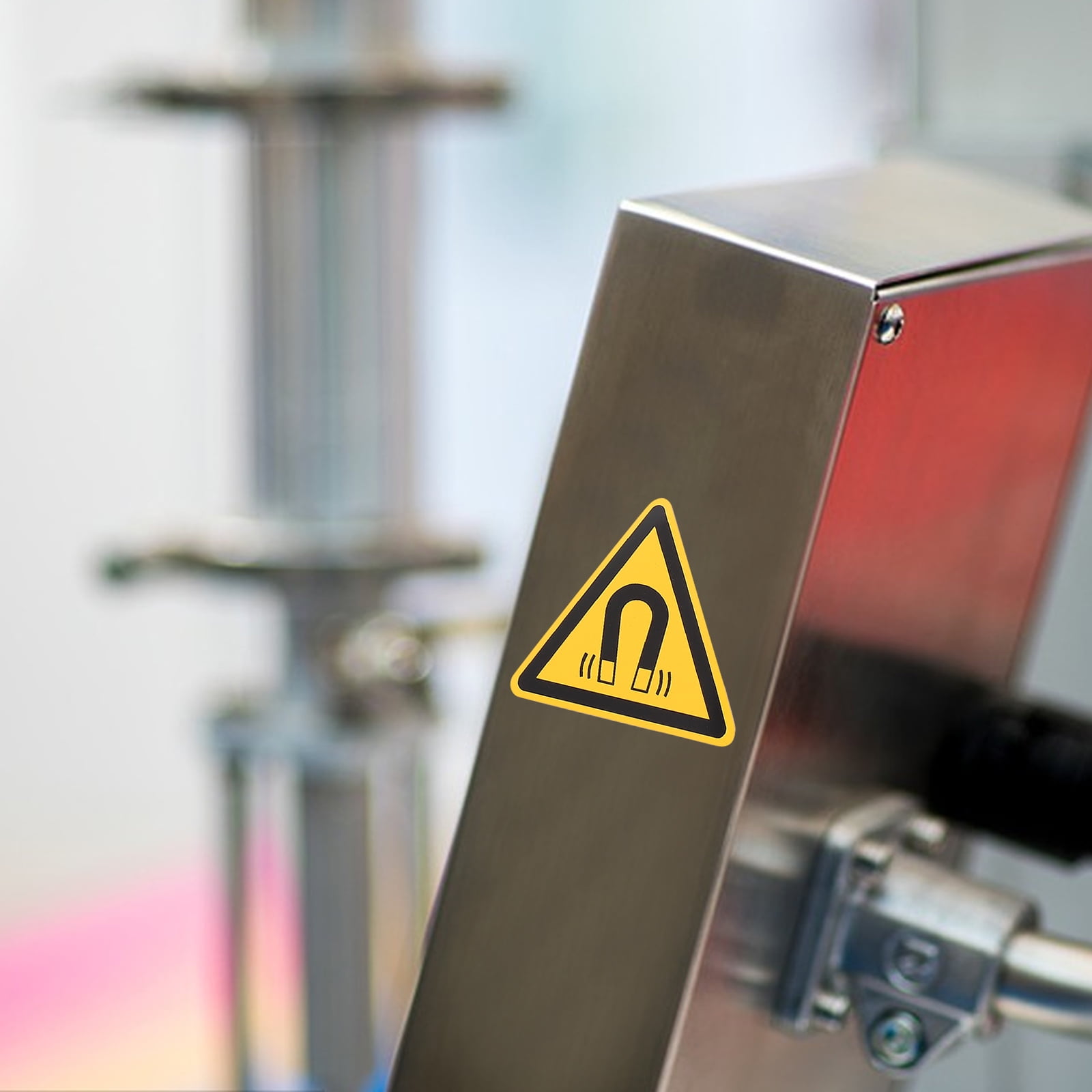 FRCOLOR 10pcs Magnetic Field Danger Caution Label For Mechanical ...