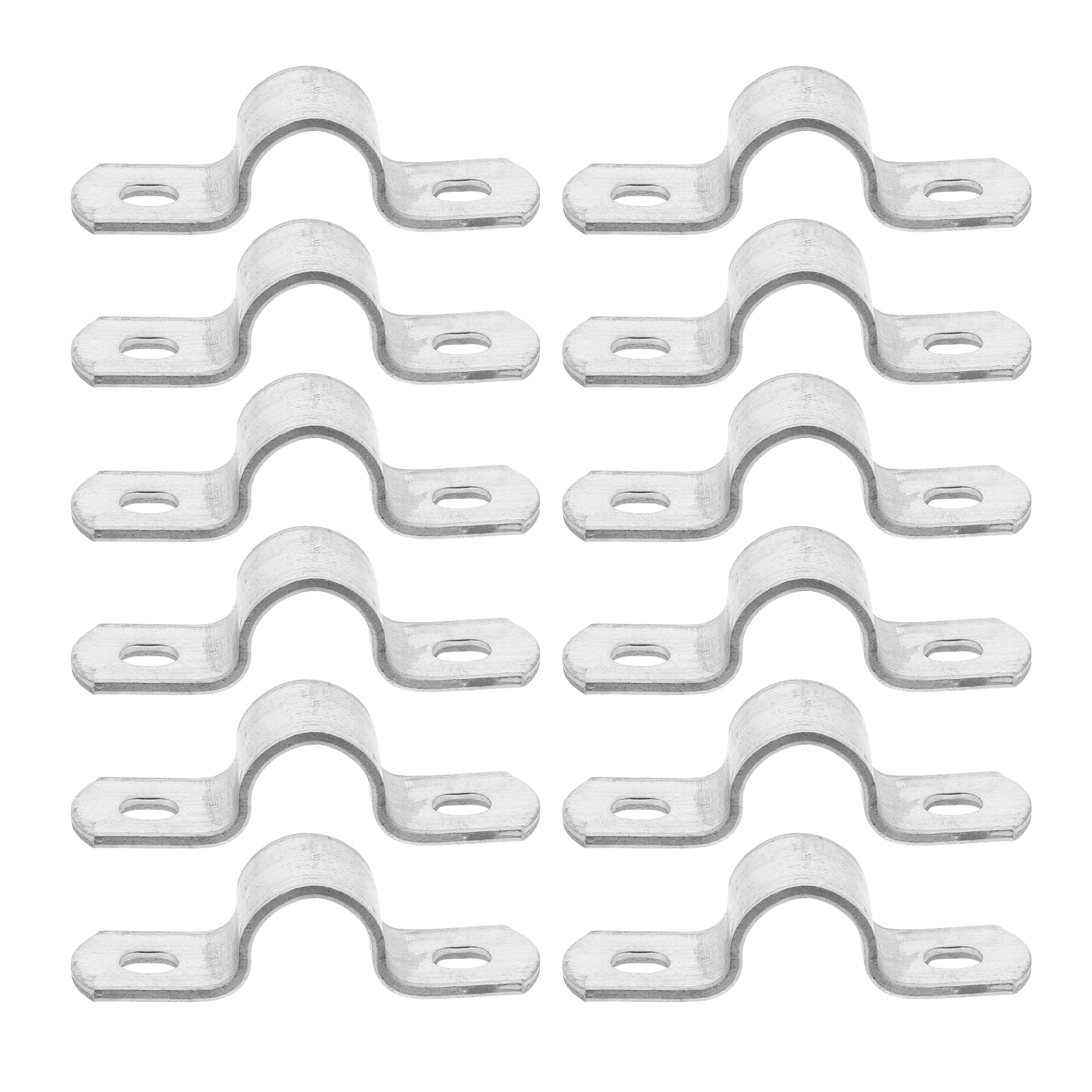 FRCOLOR 10pcs Metal Rigid Pipe Strap Clips Hanger Heavy Duty Pipe Tube ...