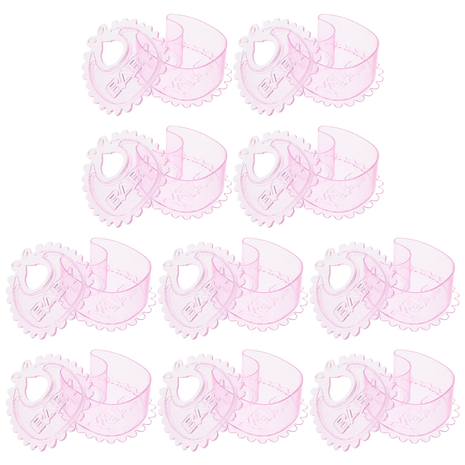 FRCOLOR 10pcs Party Treats Box Clear Baby Shower Candy Boxes For Party ...