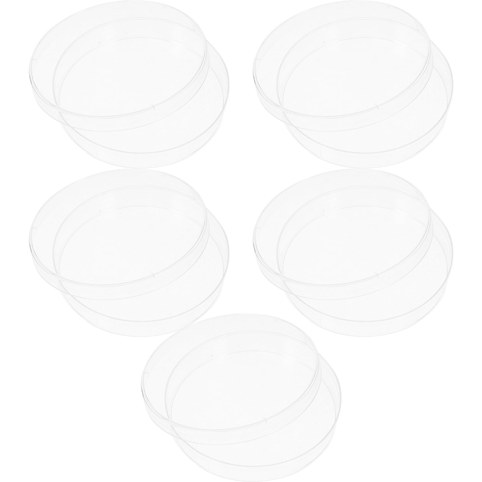 FRCOLOR 10pcs Plastic Petri Dishes with Lid Lab Petri Plate Dish for ...