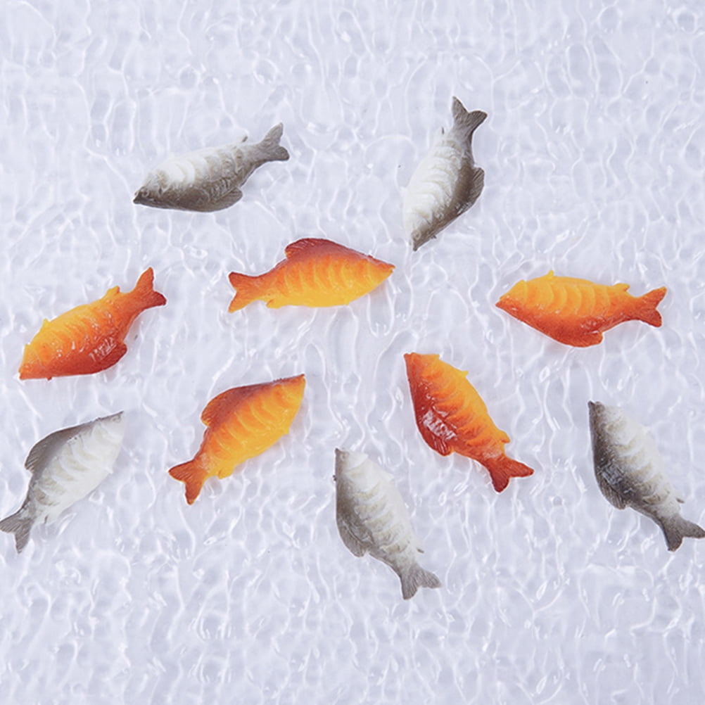 FRCOLOR 10pcs Realistic Simulation Goldfish Mini Koi Fish Model ...