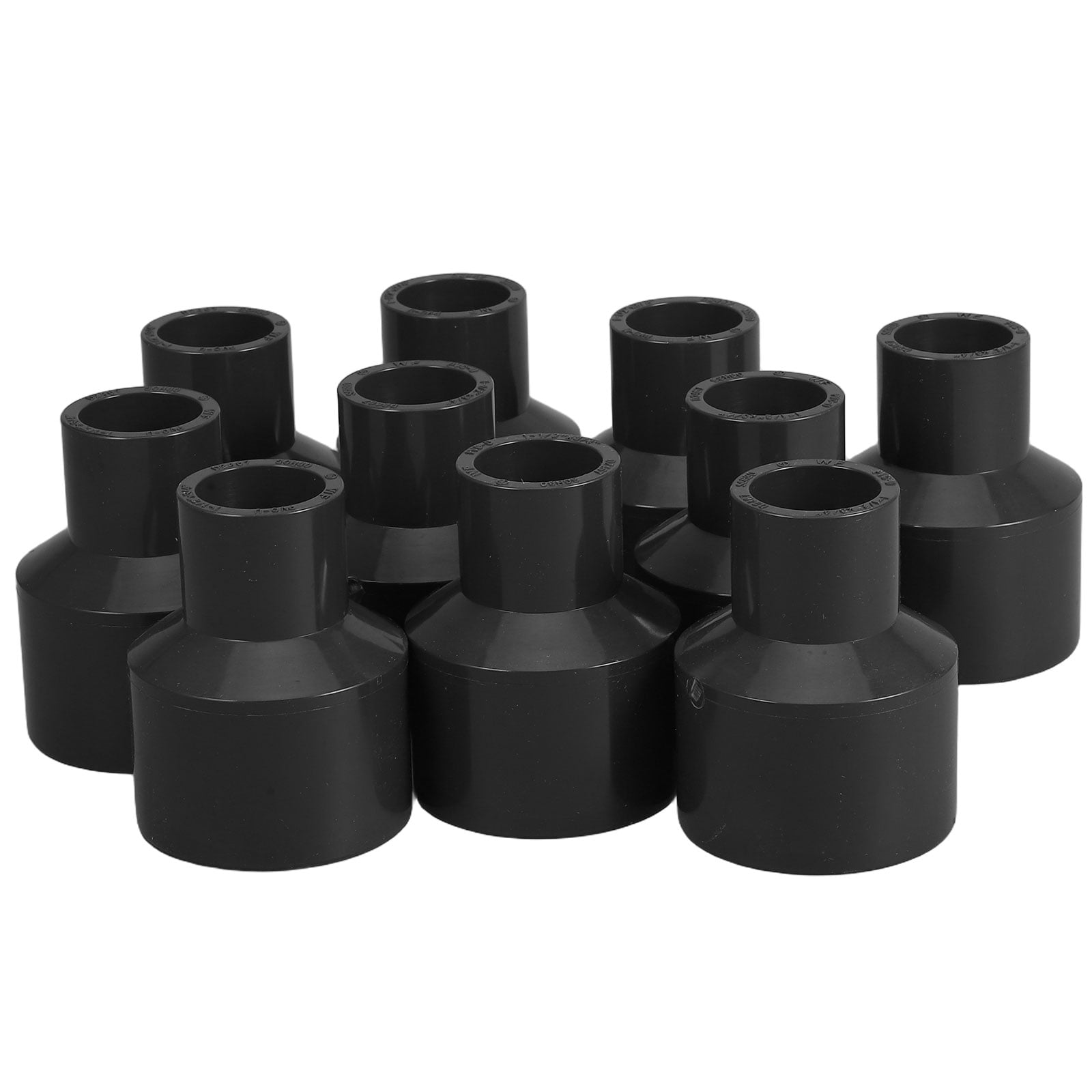 FRCOLOR 10pcs Reducing Coupling PVC Chemical Pipe Fitting Easy ...
