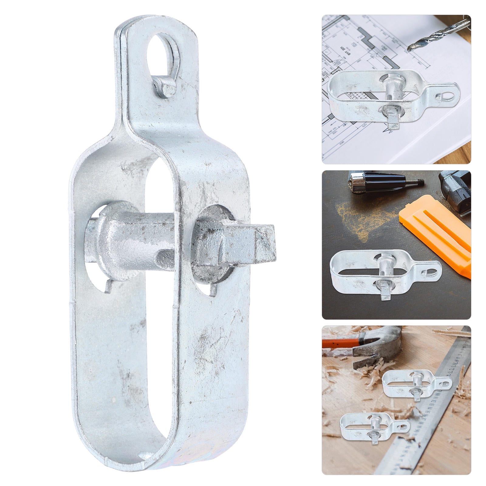 FRCOLOR 10pcs Silver Wire Rope Clips for Wire with Adjustable Tension ...